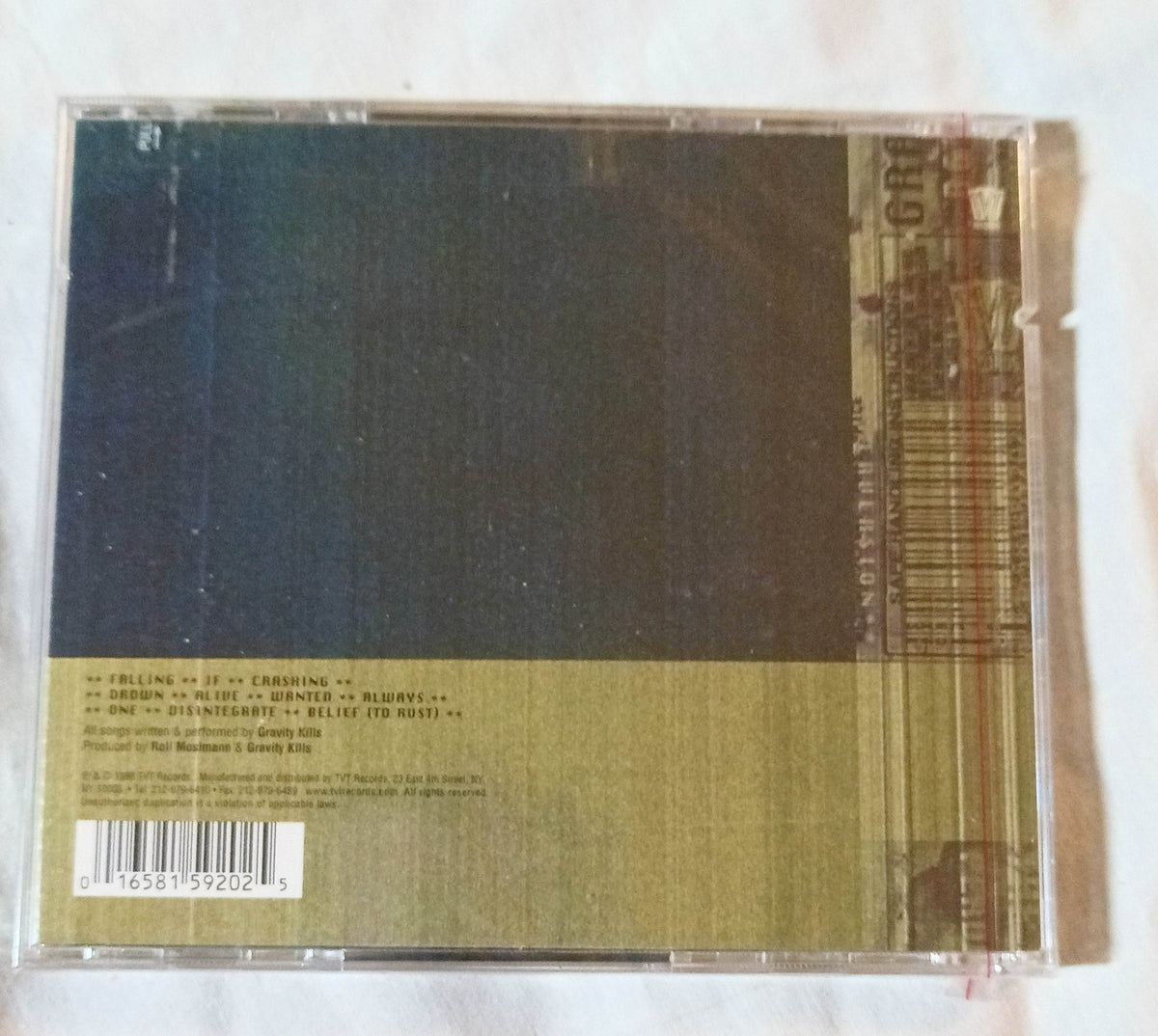 Gravity Kills Perversion Industrial Rock Album CD TVT 1998 – TulipStuff