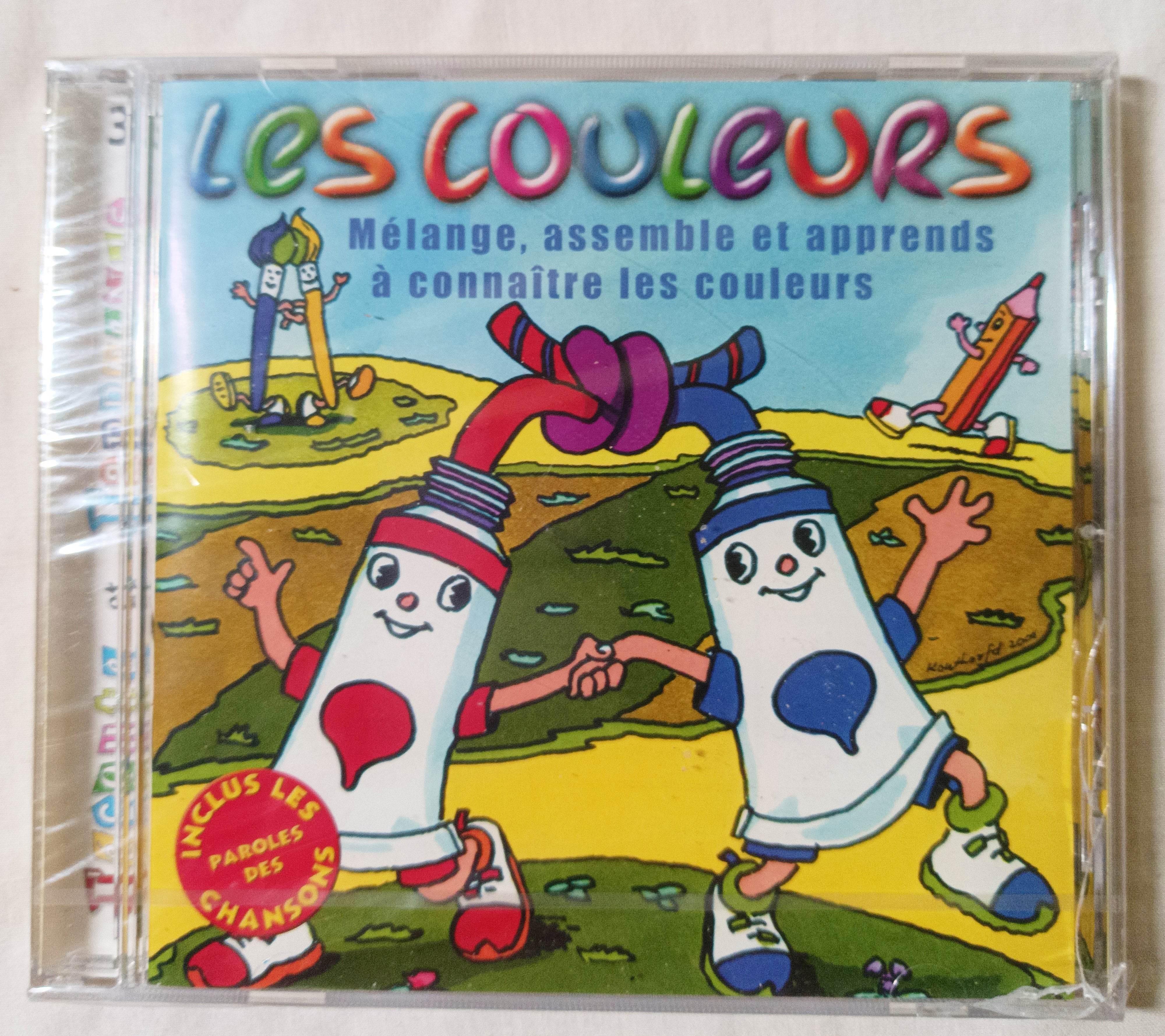 Les Couleurs J'ecoute Et J'apprends 3 French Children's Learning CD 20 ...