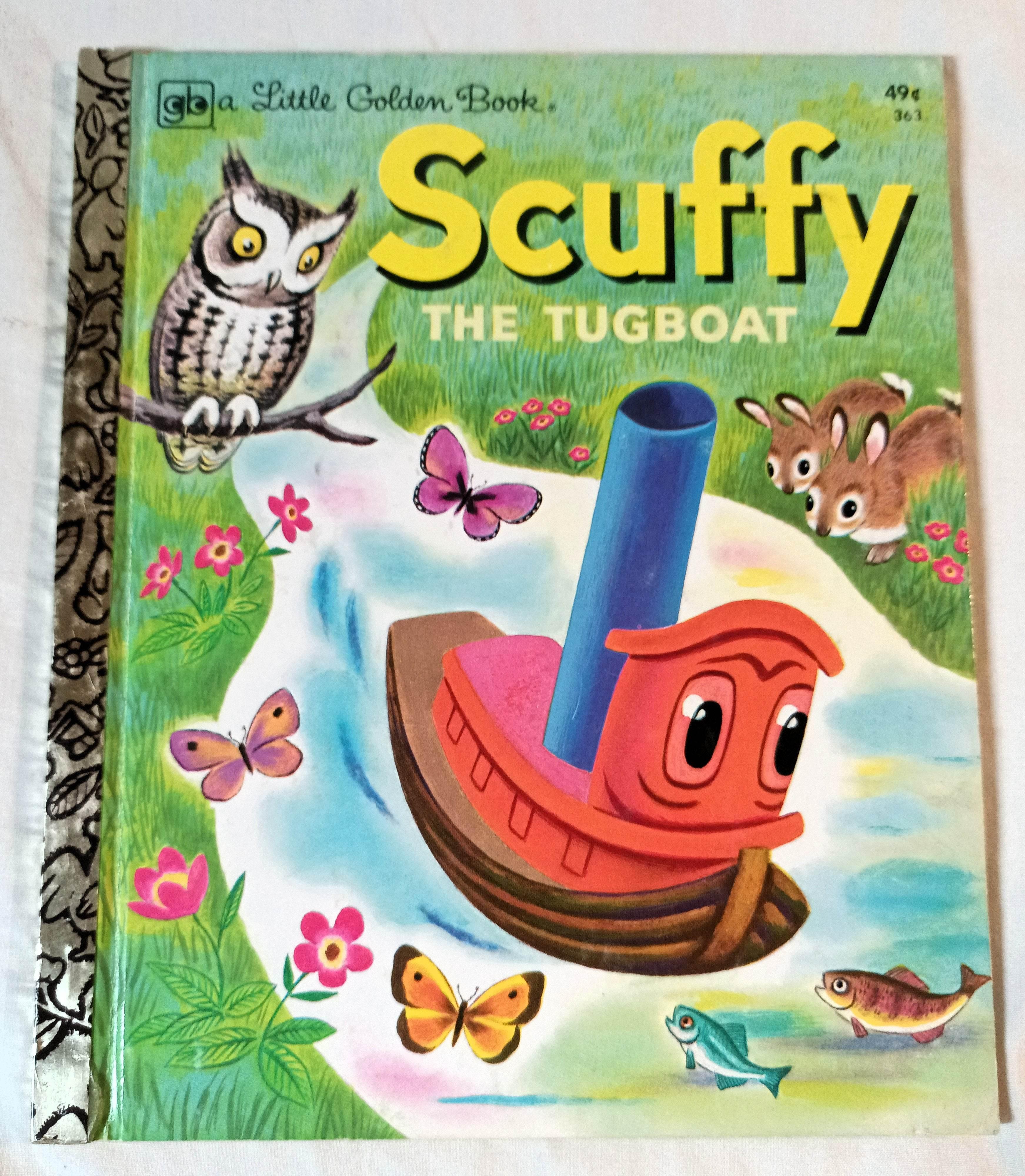Scuffy The Tugboat Little Golden Book Gertrude Crampton 1975 – TulipStuff