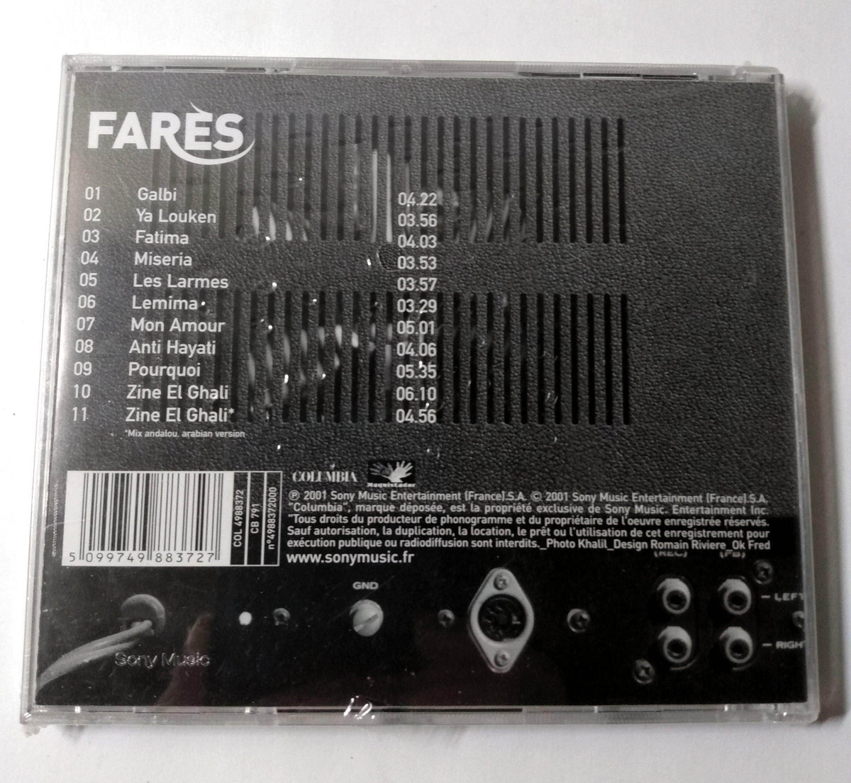 Fares S/T Algerian/French Folk Rai Album CD 2001 – TulipStuff