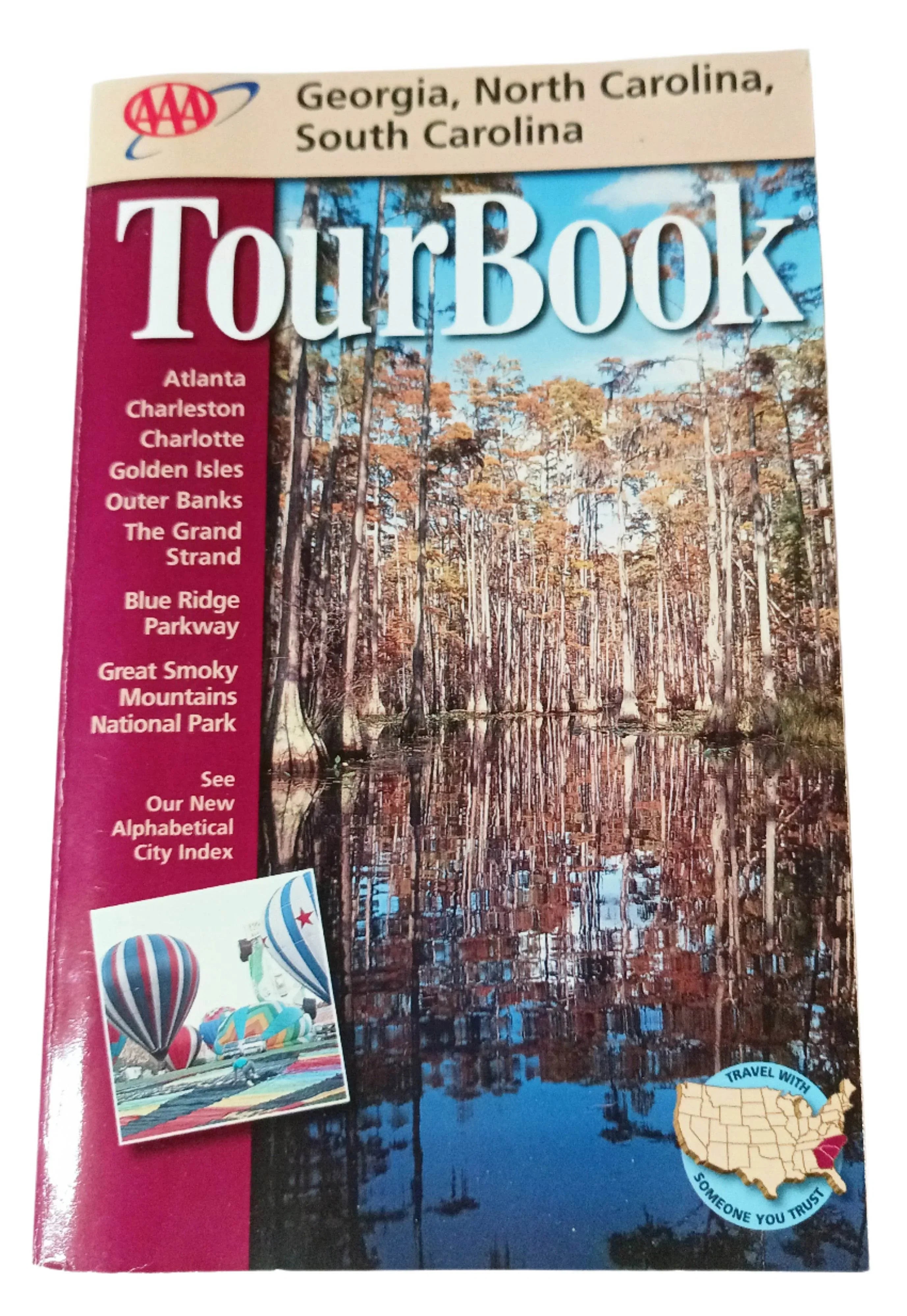 AAA TourBook 1999 Georgia North Carolina South Carolina Travel Guide ...