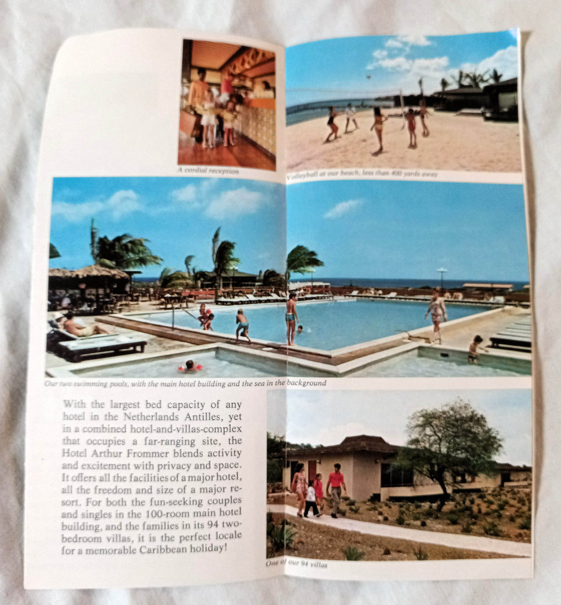Hotel Arthur Frommer Curacao Piscadera Bay Willemstad Brochure 1971 ...
