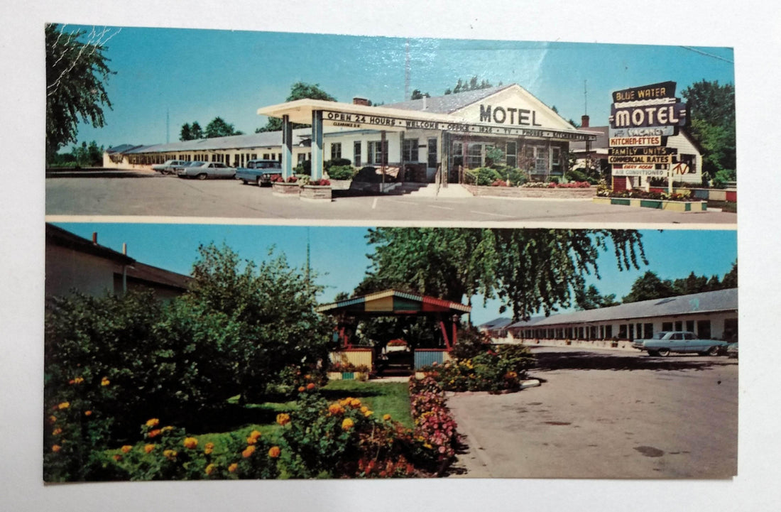 Bluewater Motel Highway 7 London Rd Sarnia Ontario Canada 1960's ...