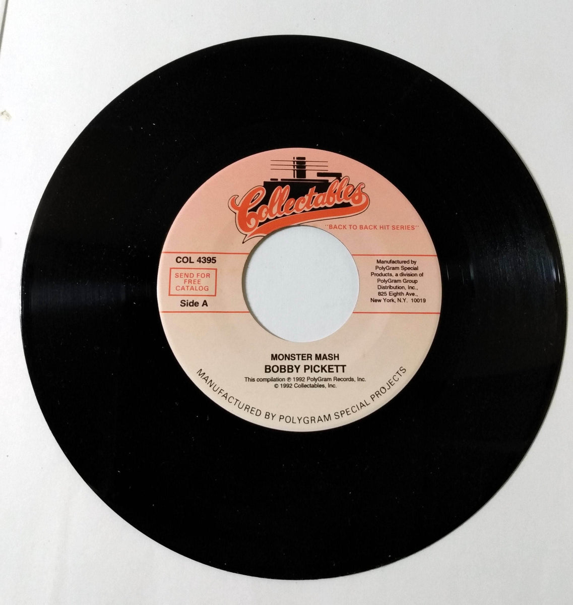 Bobby Pickett Monster Mash / Monster Mash Party 7" Vinyl 1992 – TulipStuff