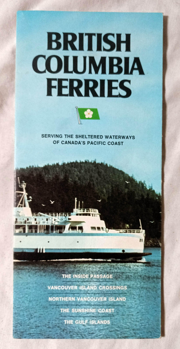 British Columbia Ferries 1974 Services Brochure mv Queen of Prince Rup ...