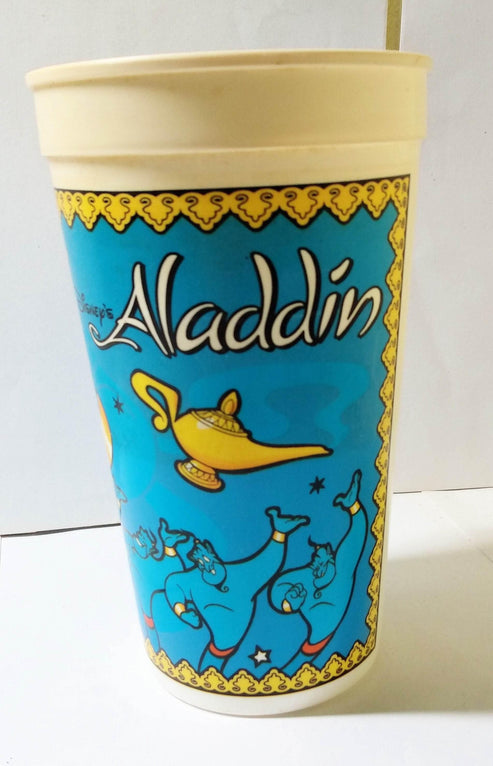 Burger King Disney's Aladdin 32 Oz Promo Plastic Cup 1992 – TulipStuff
