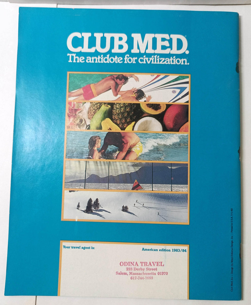 Club Med The Antidote For Civilization 1983-1984 Resorts Brochure ...