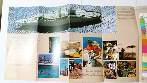Costa Cruises ms World Renaissance Carla C Angelina 1978 Brochure ...