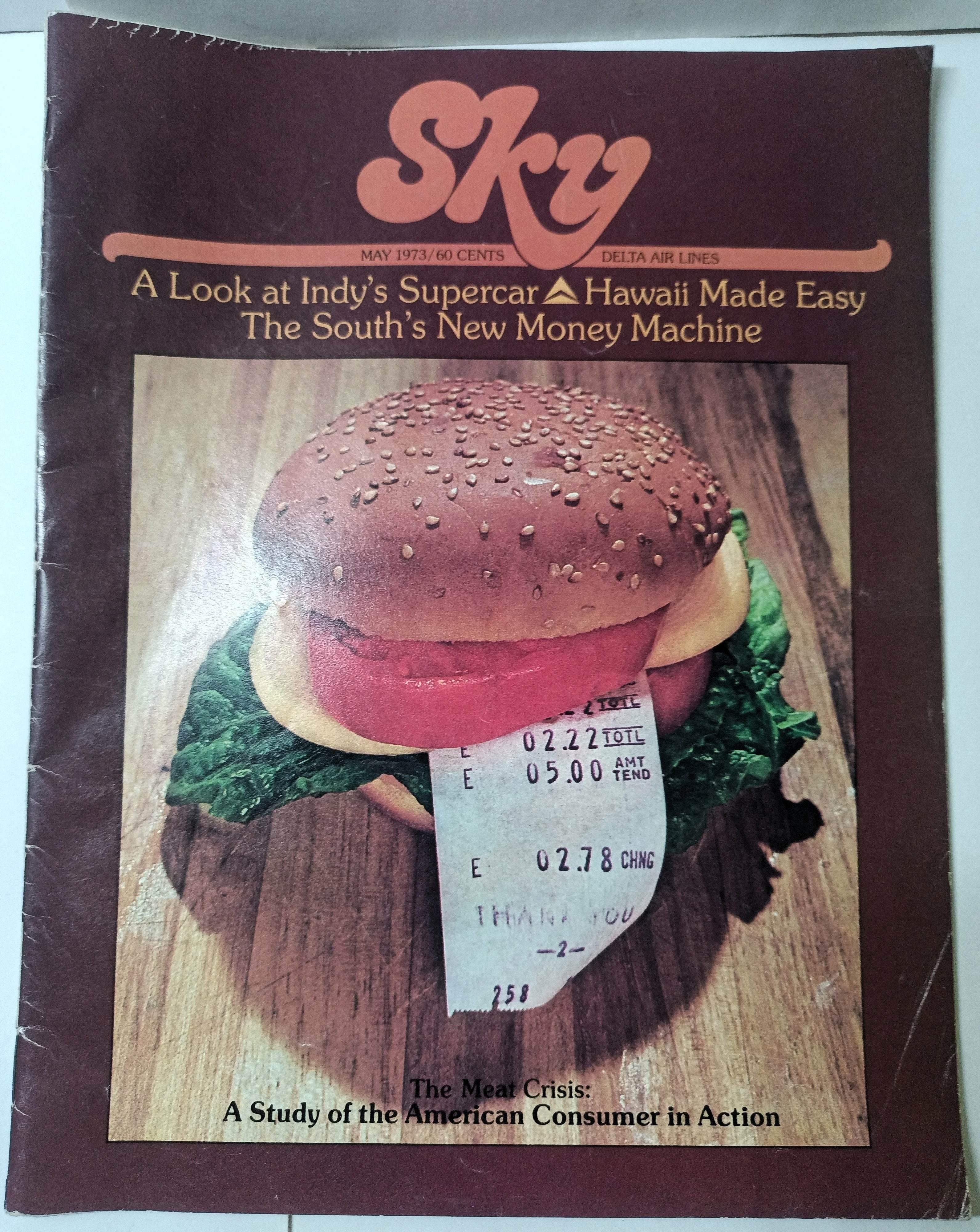 Delta Airlines Sky Inflight Magazine Vol 2 No 5 May 1973 – TulipStuff