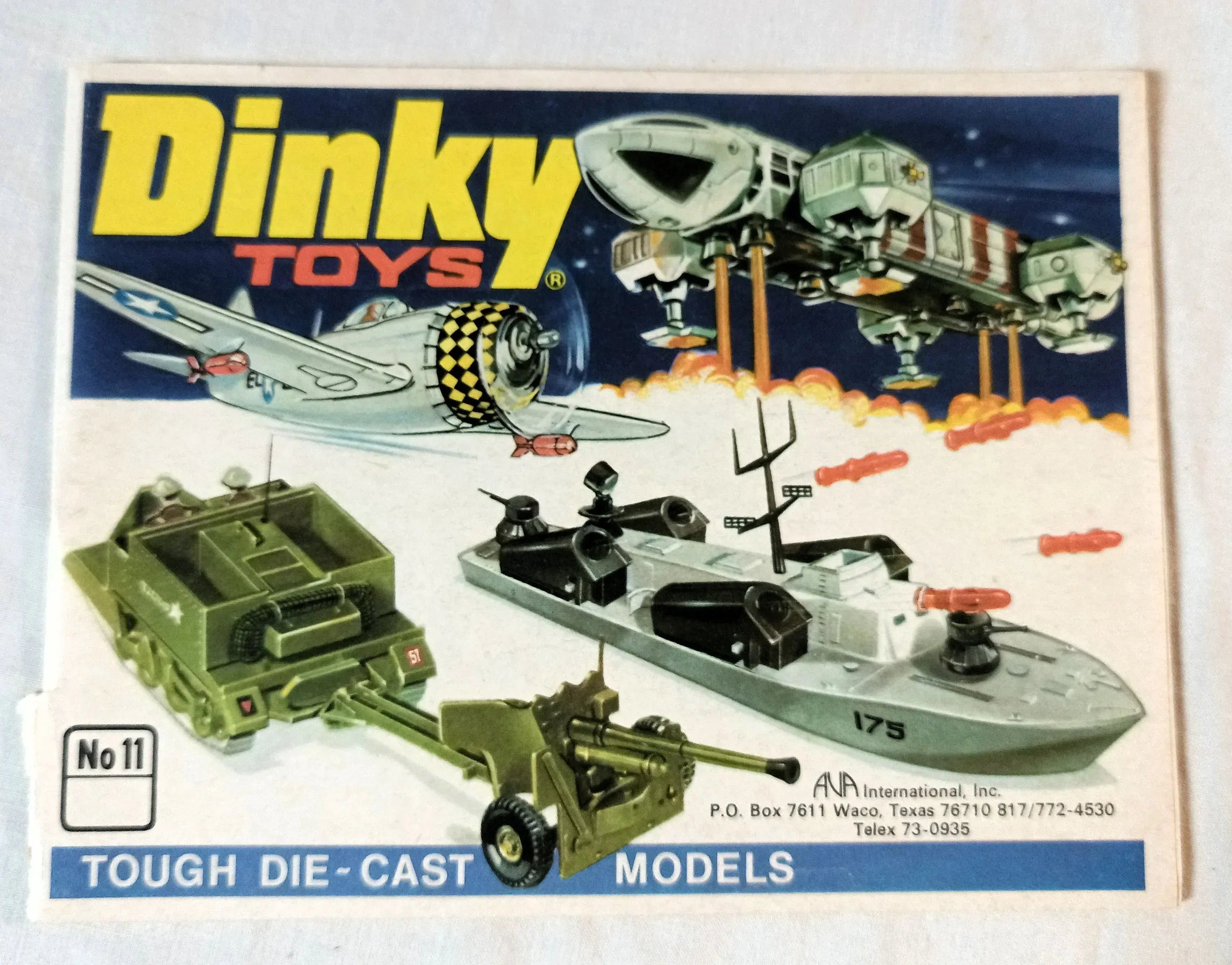 Dinky Toys No. 11 U.S.A. Catalog 1975 Die-cast Cars Trucks Models Mecc ...