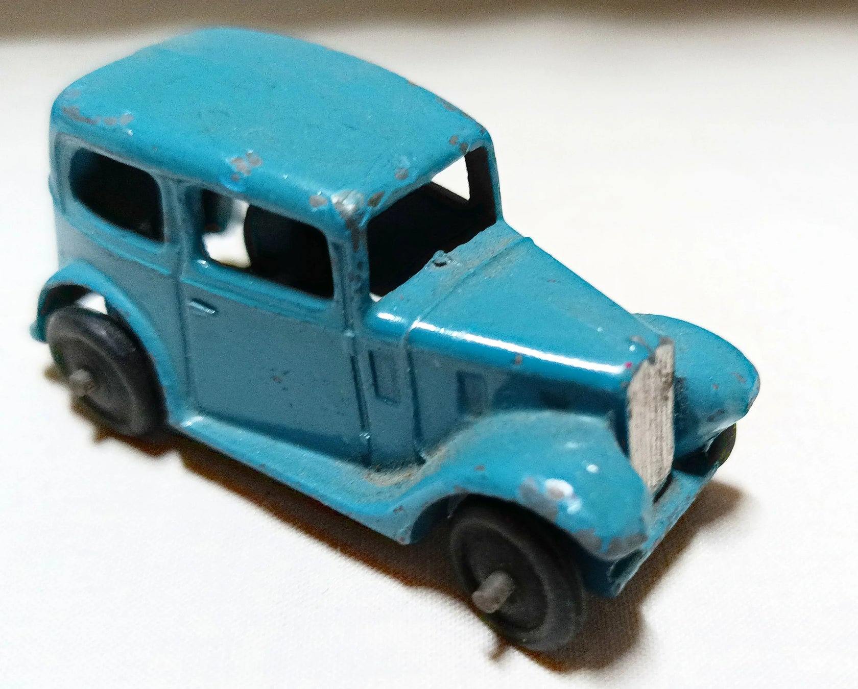 Dinky Toys 35a Saloon Car Austin Seven Blue England 1946 – TulipStuff
