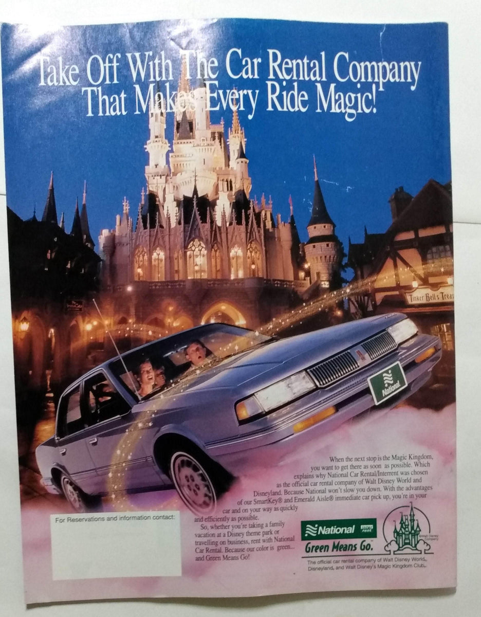 Walt Disney World Vacations 1995 Resorts Hotels Theme Parks Brochure ...
