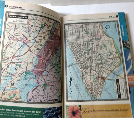 Verizon Yellow Pages Downtown Manhattan Telephone Book NYC 2007 ...