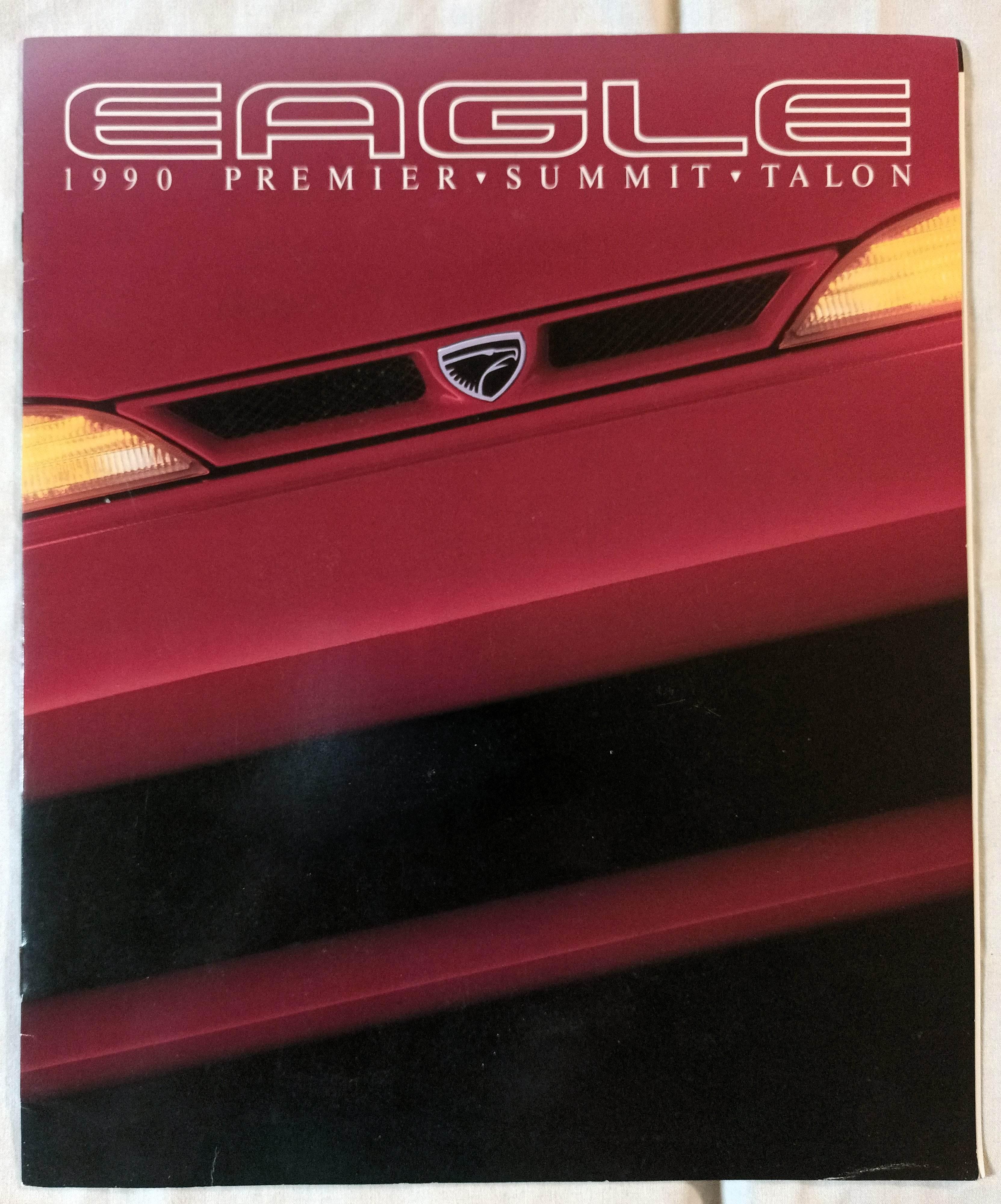 1990 Eagle Premier Summit Talon Dealer Sales Brochure – TulipStuff