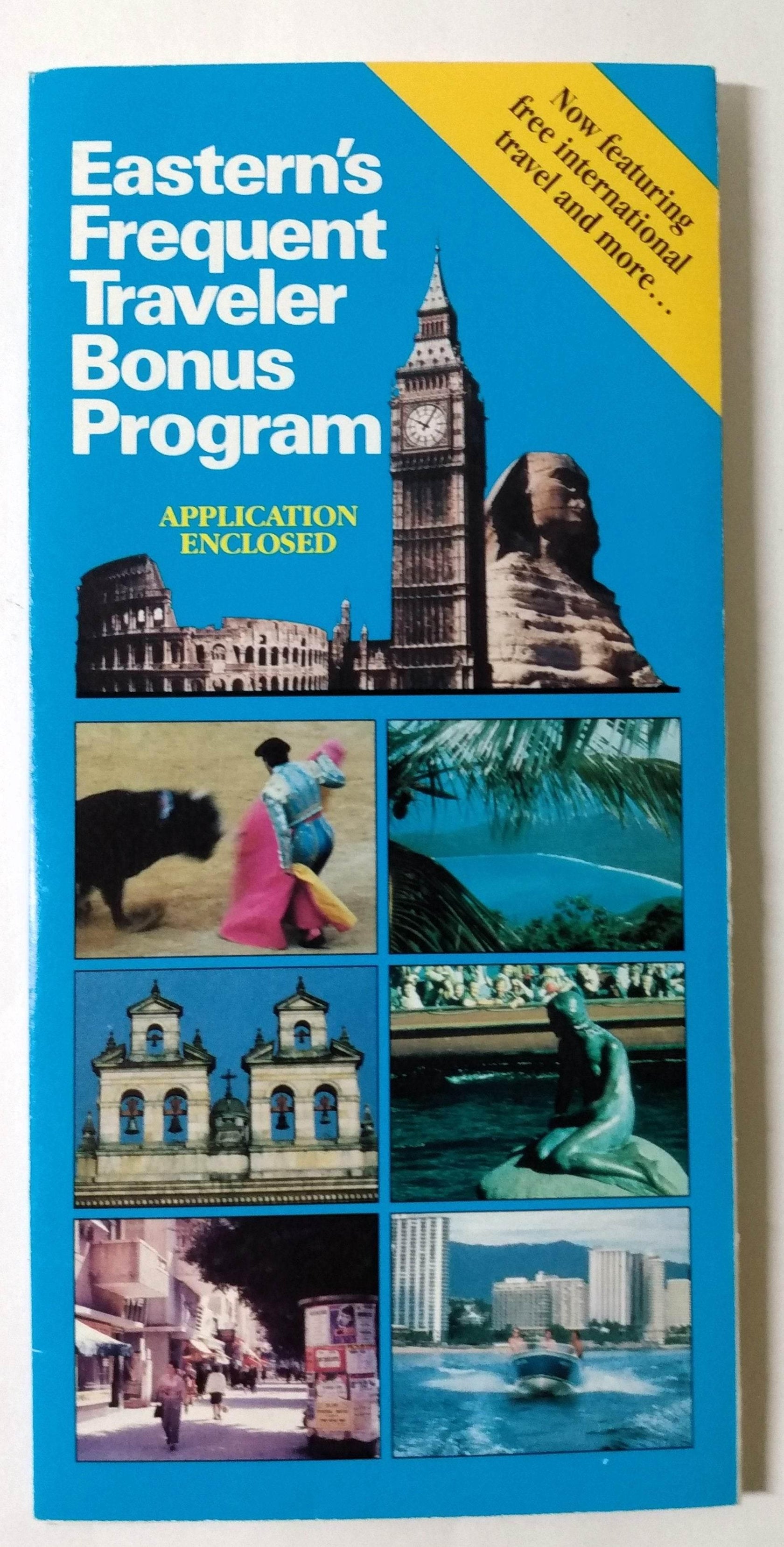 Eastern Airlines 1984 Frequent Traveler Bonus Program Brochure – TulipStuff