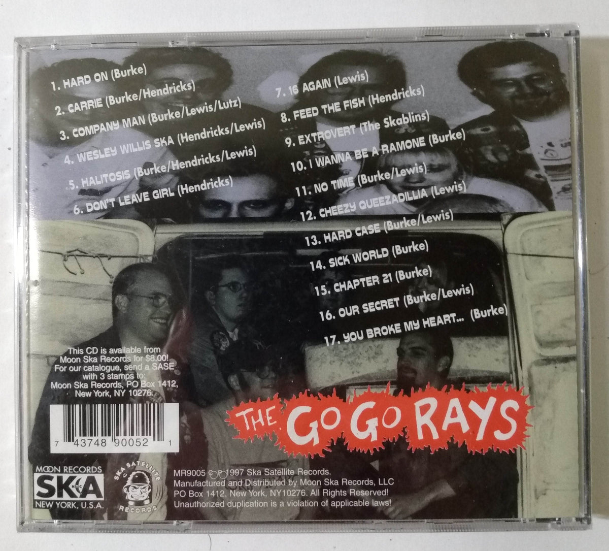 The Go Go Rays Family Fun Night Erie PA Album CD Moon Ska 1996 – TulipStuff