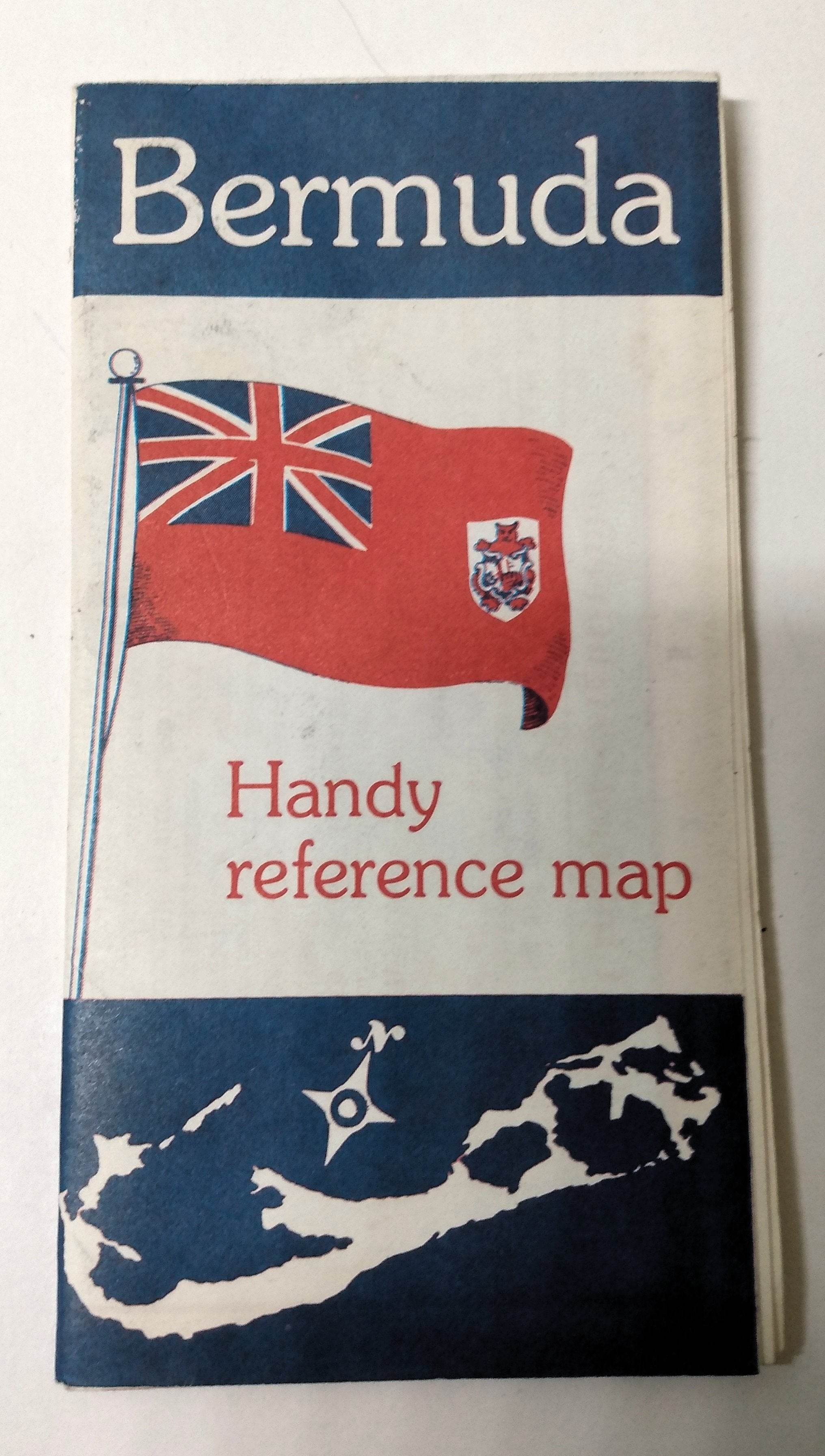 Handy Reference Pocket Map of Bermuda Hamilton St George 1977 – TulipStuff