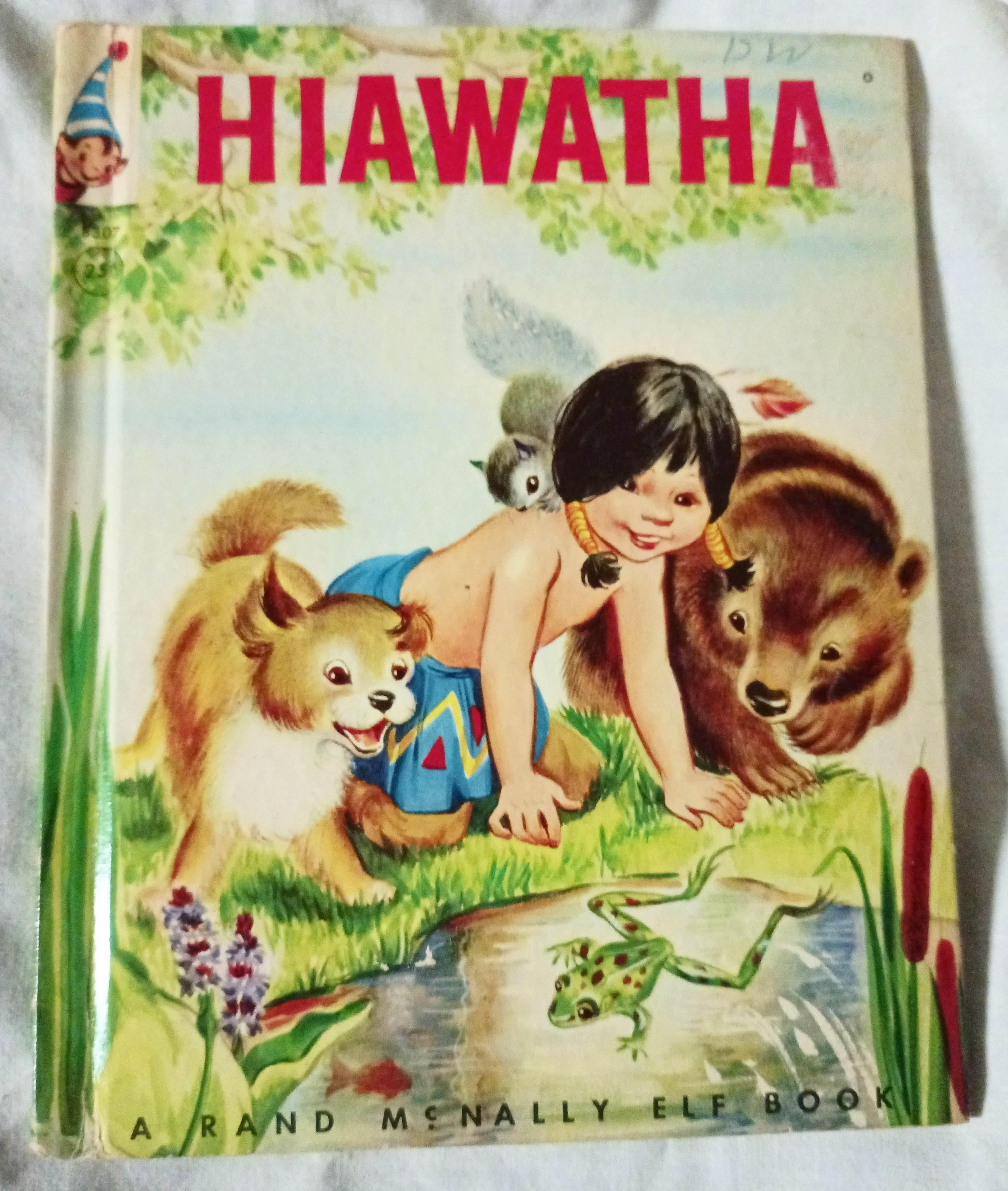 Hiawatha Marion Gridley Rand McNally Elf Book Hardcover 1962 – TulipStuff