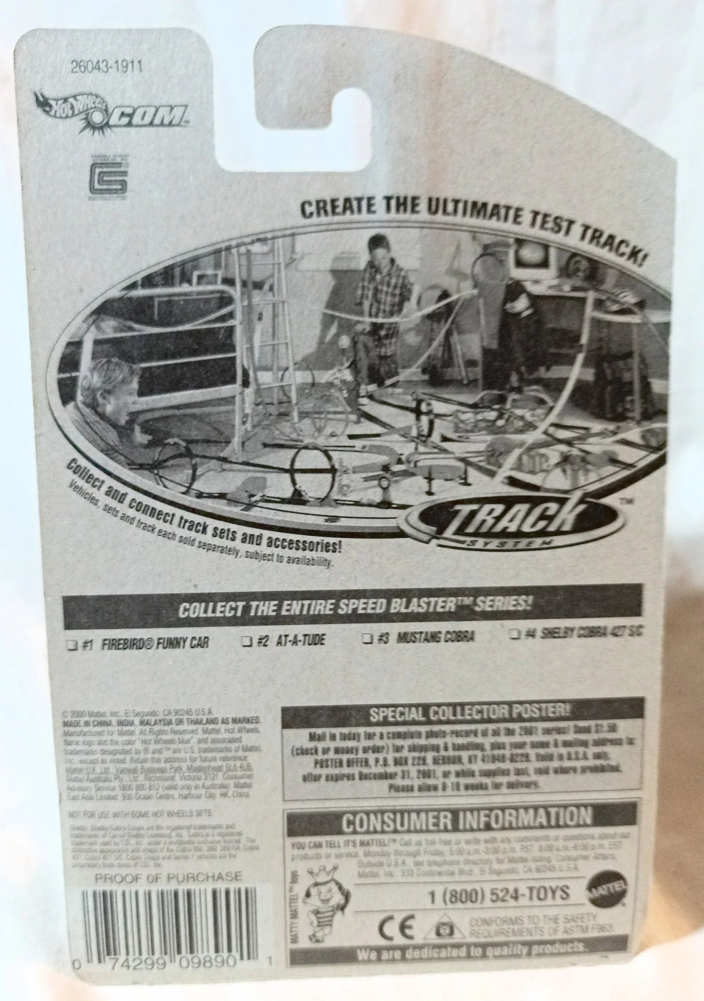 Hot Wheels Speed Blaster Shelby Cobra 427 S/C 2000 Coleccionista n.° 0 ...