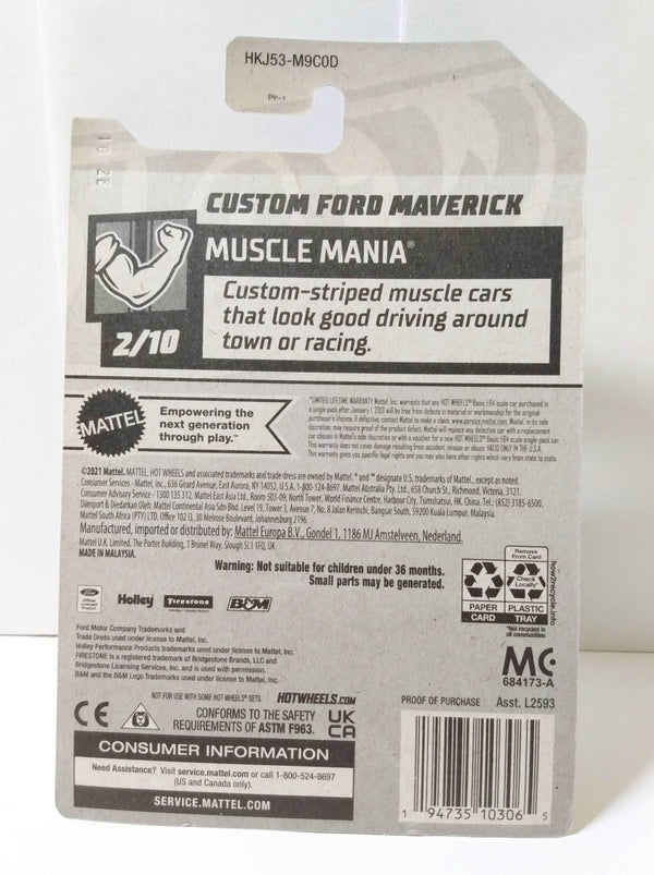 Hot Wheels 2023 Muscle Mania Series Custom Ford Maverick – TulipStuff