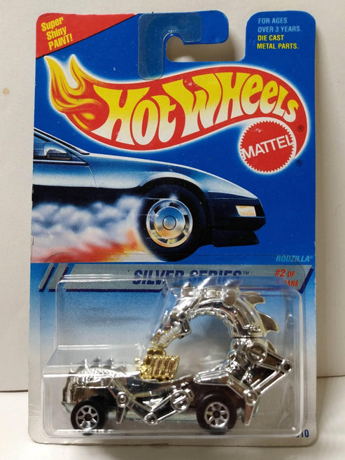 Hot Wheels Silver Series Rodzilla Dragon Collector #323 sp7 1994 ...