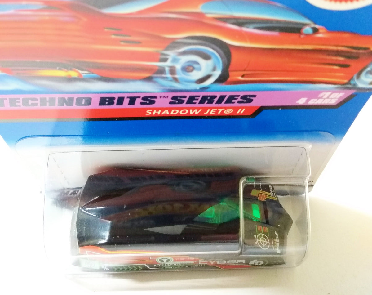 Hot Wheels Techno Bits Series Shadow Jet II Collector #689 1997 ...