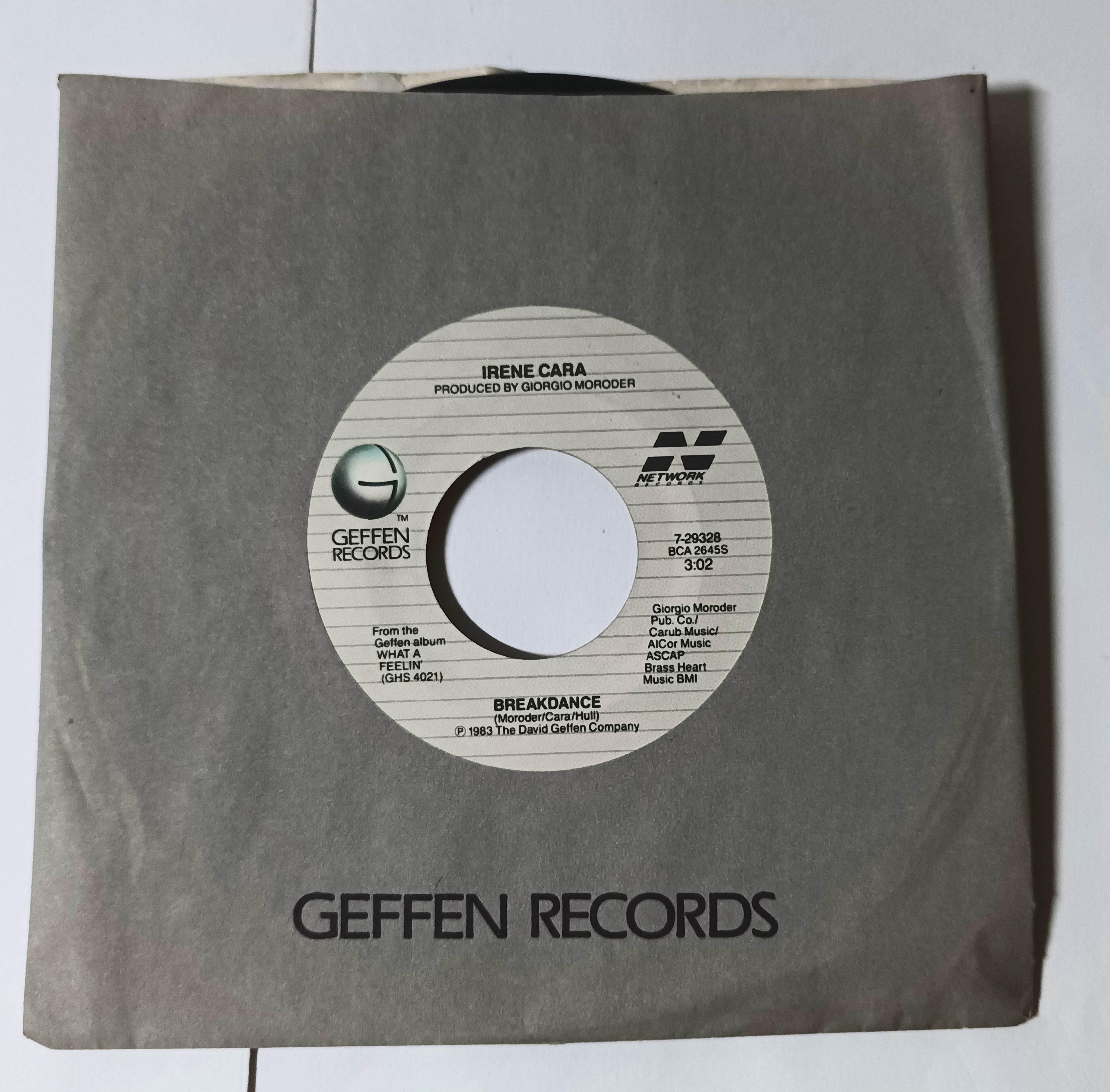 Irene Cara Breakdance / Cue Me Up Vinilo de 7" 45 RPM Geffen 1983 ...