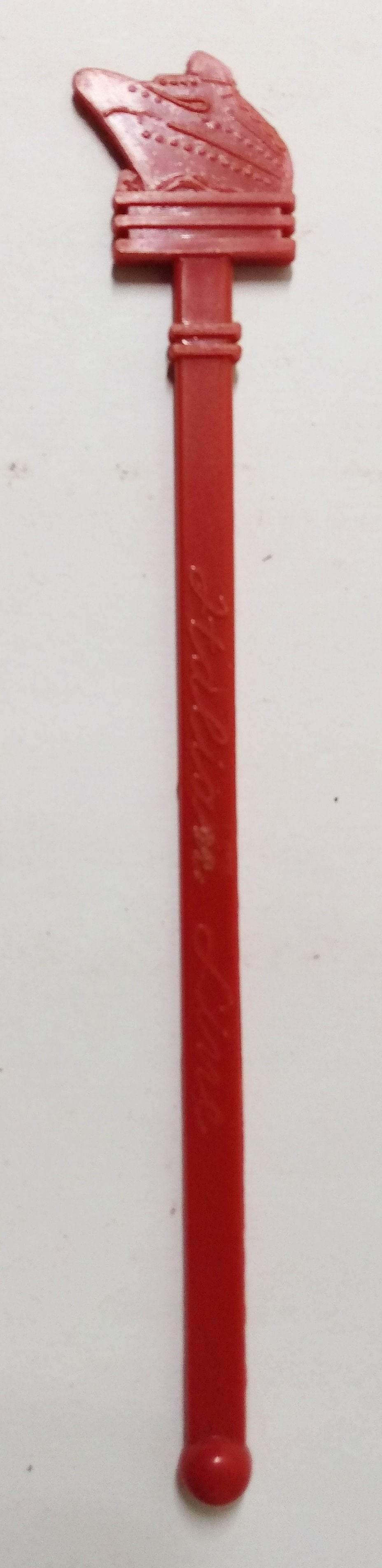 Italian Line Italia Navigazione Swizzle Stick Drink Stirrer 1950's Red ...