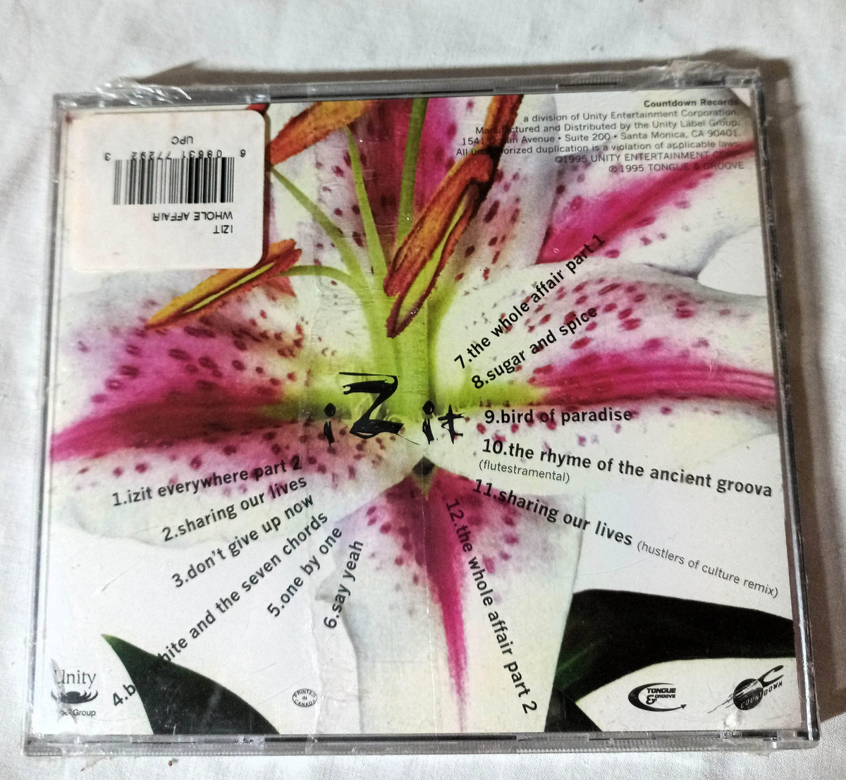 Izit The Whole Affair Acid Jazz Album CD Countdown 1995 – TulipStuff