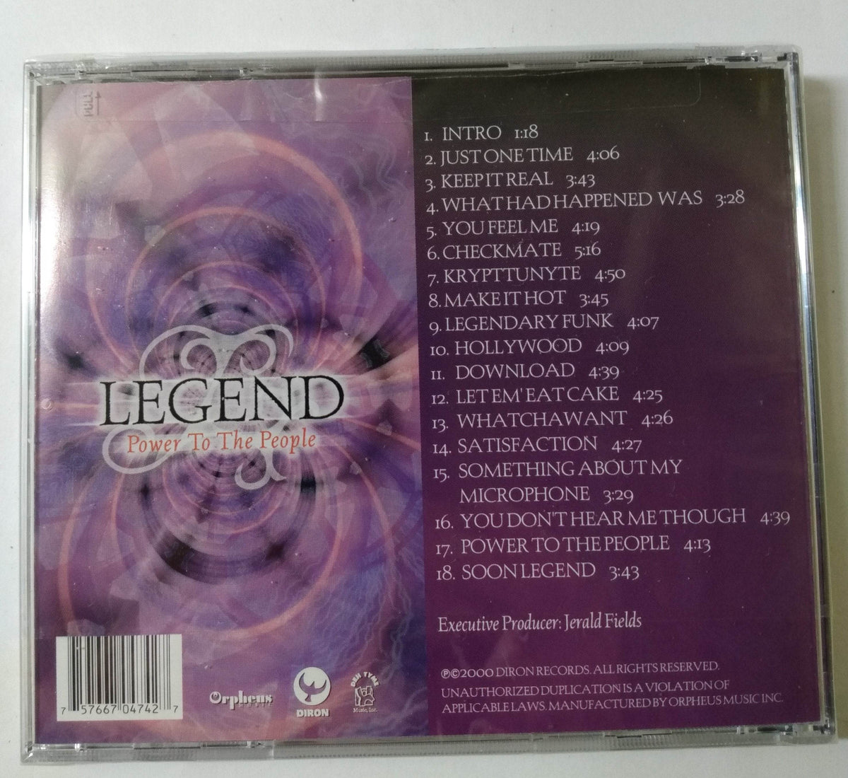 Legend Power To The People Female Gangsta Rap Album CD 2000 – TulipStuff