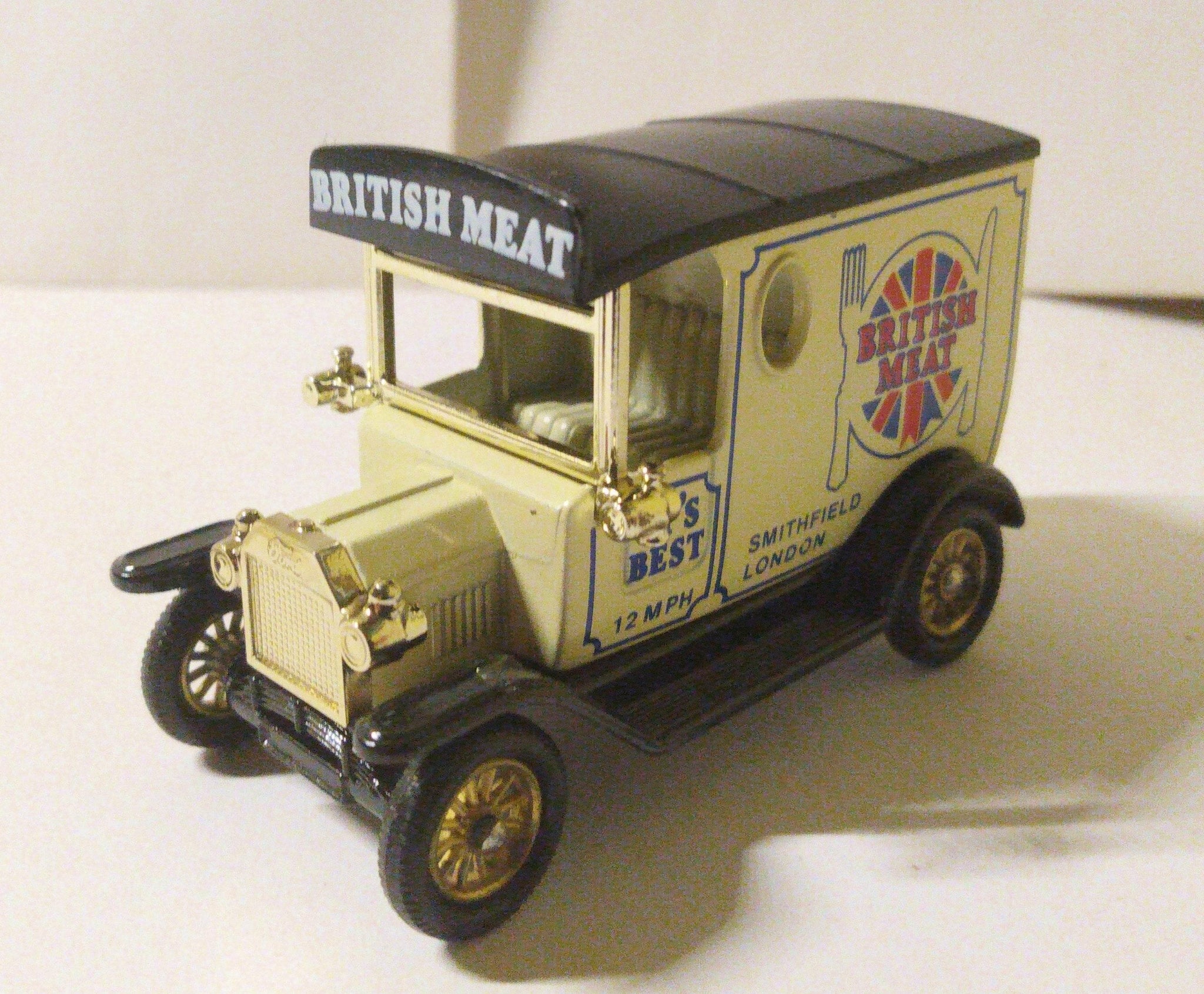 Lledo Models Of Days Gone DG6 British Meat 1920 Ford Model T Van Black ...