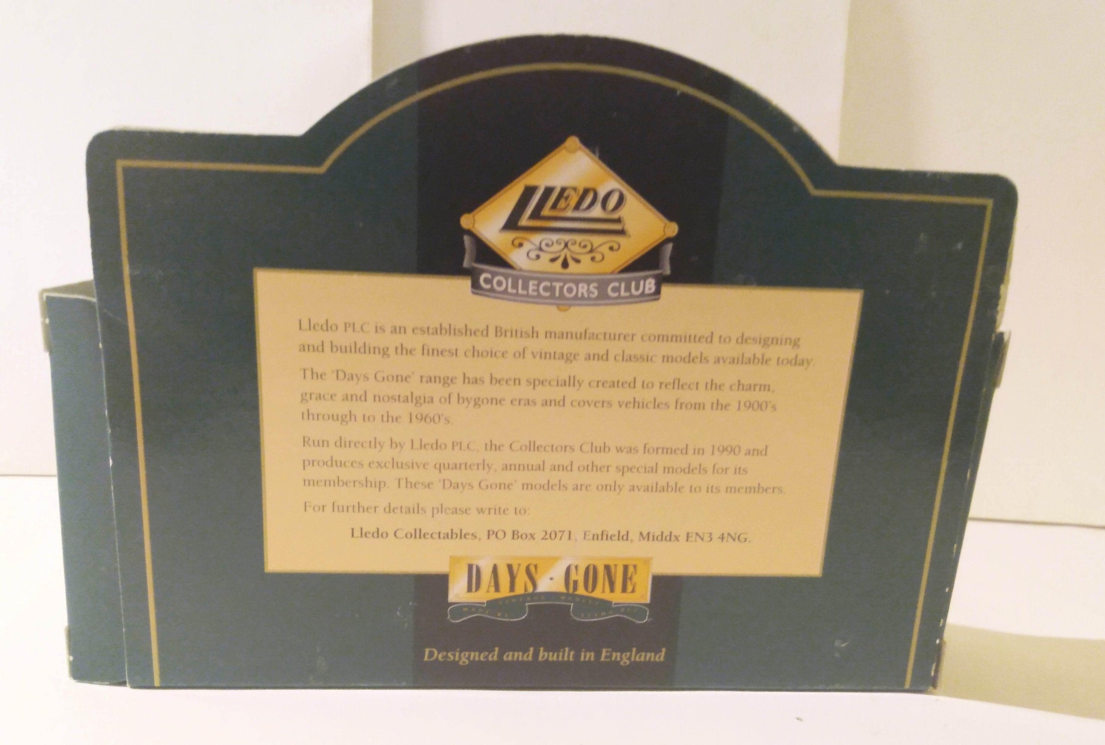Lledo Days Gone 1999 Collectors Club DG6 1920 Ford Model T Van England ...