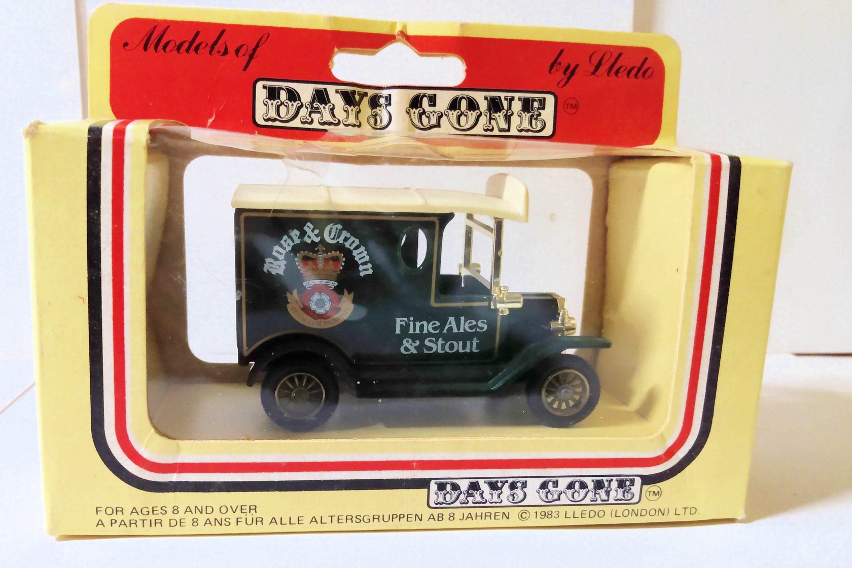 Lledo DG6 Rose & Crown Fine Ales & Stout 1920 Ford Model T Van England ...