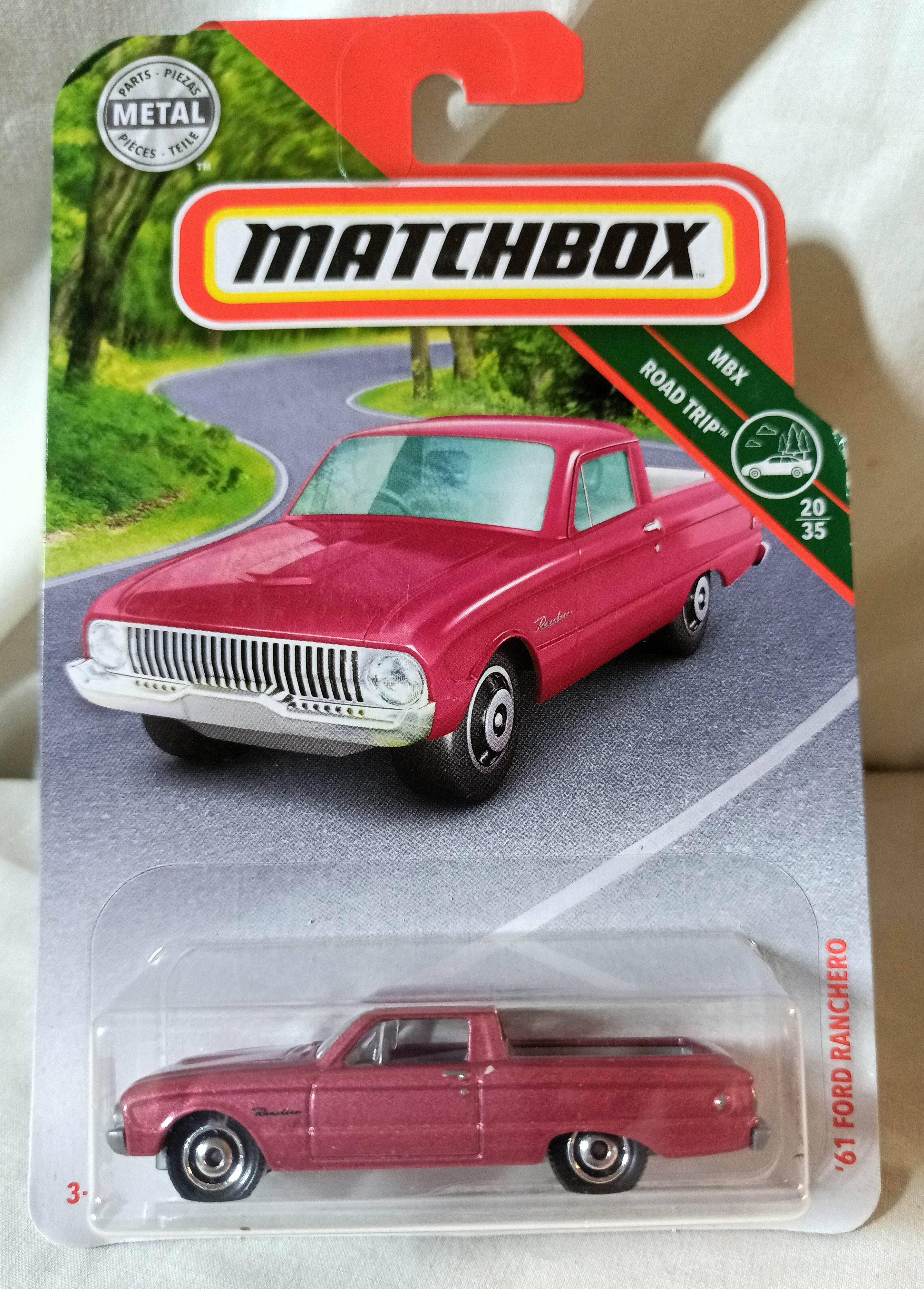 Matchbox #30 1961 Ford Falcon Ranchero MBX Road Trip 2018 – TulipStuff