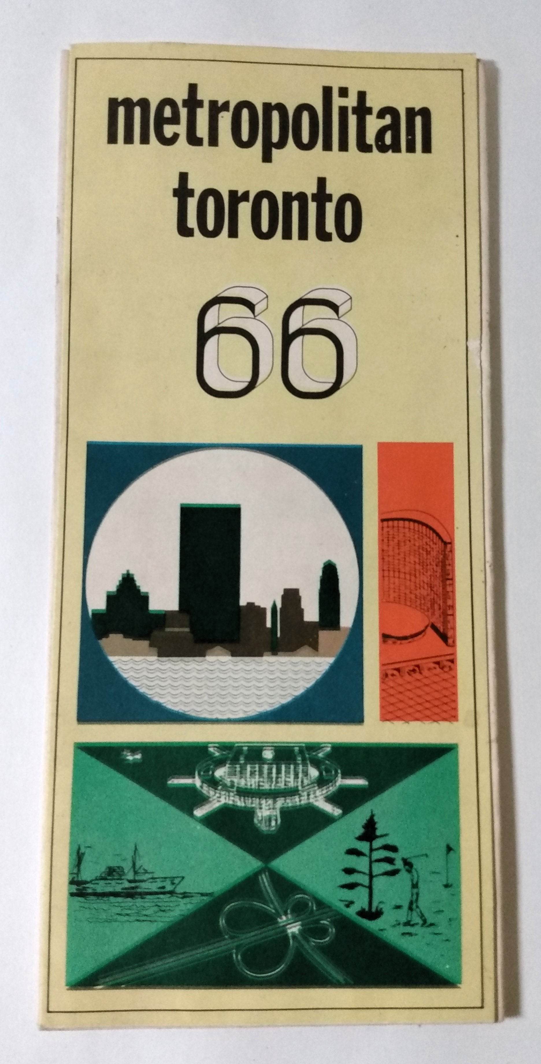 Metropolitan Toronto Planning Board Map Information Brochure 1966 ...