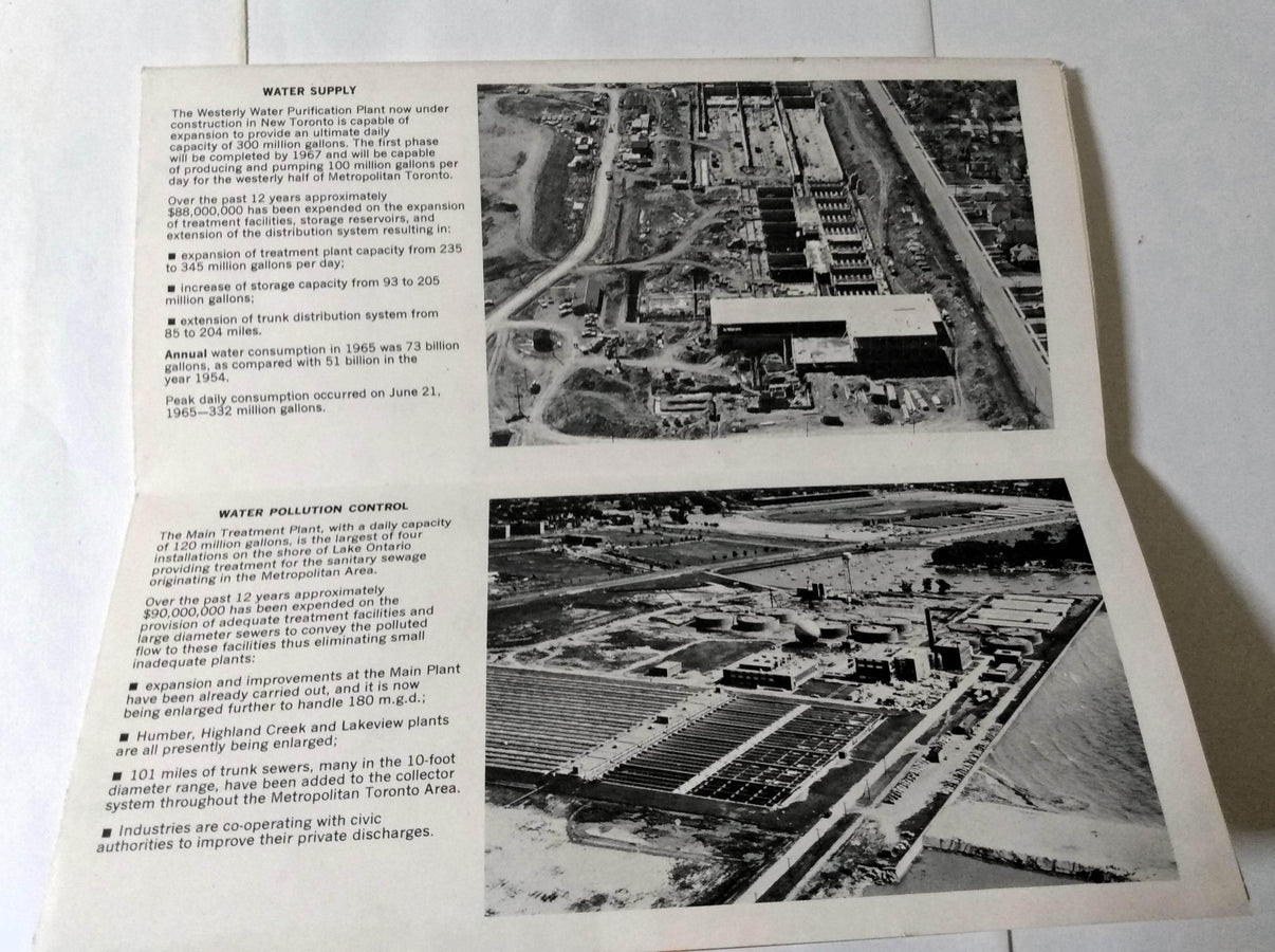Metropolitan Toronto Planning Board Map Information Brochure 1966 ...