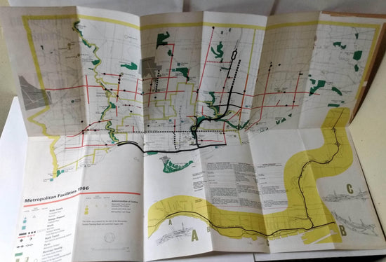 Metropolitan Toronto Planning Board Map Information Brochure 1966 ...