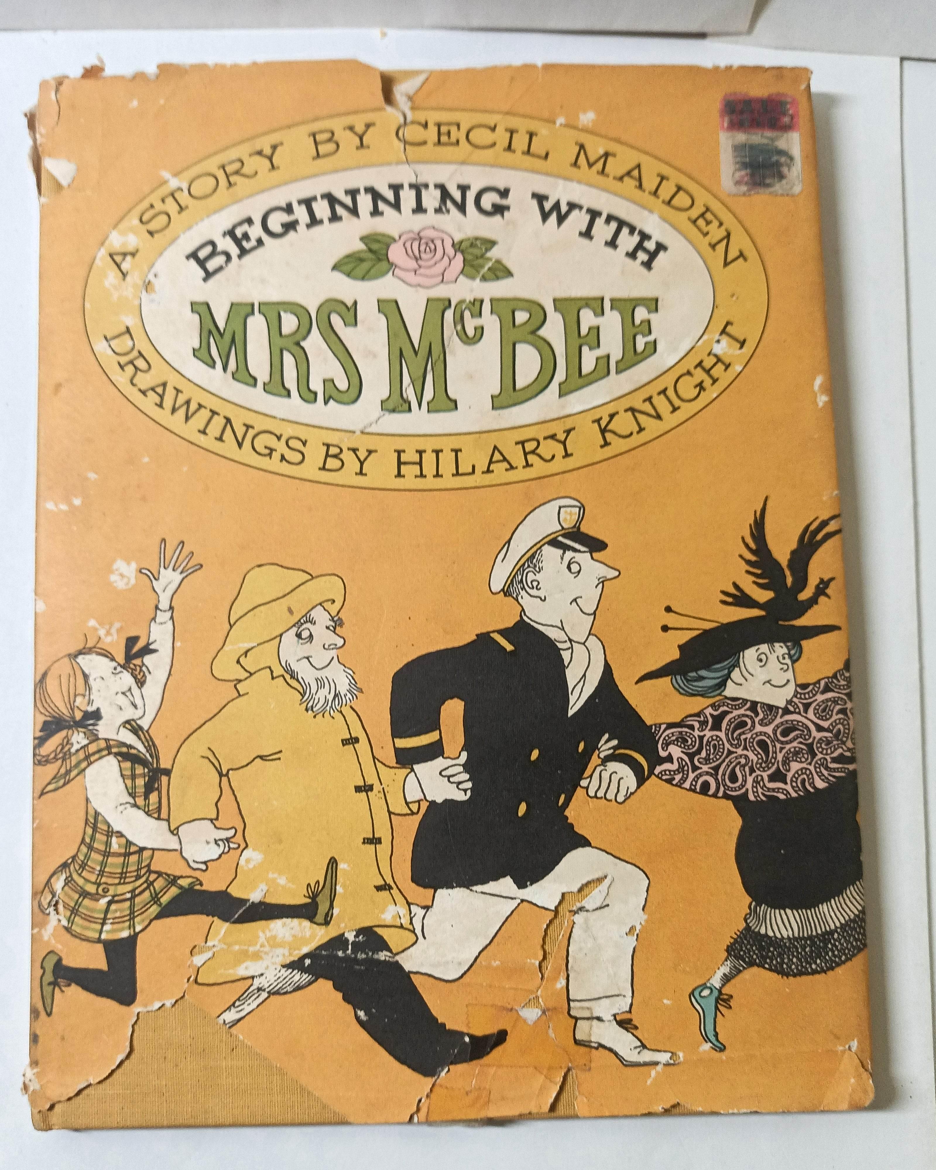 Beginning With Mrs McBee Cecil Maiden Hardcover Vanguard Press 1960 ...