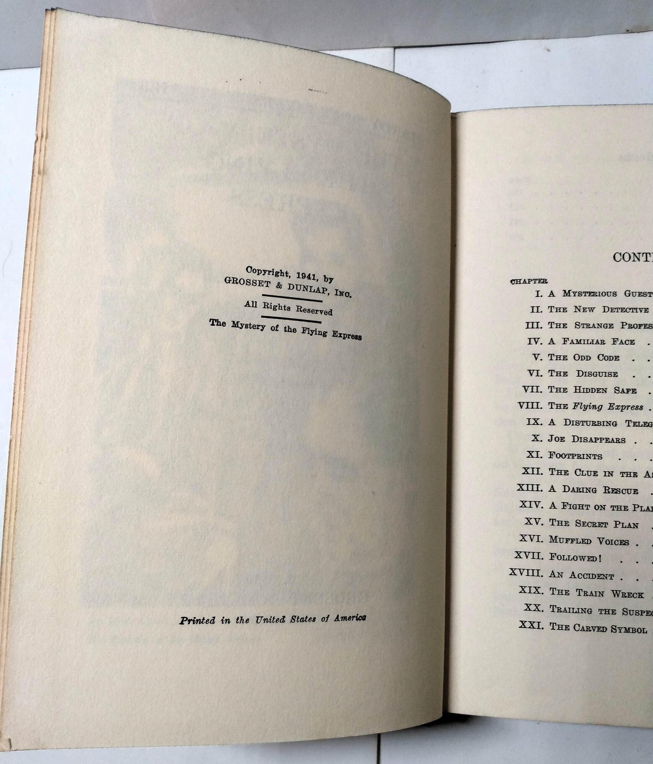 The Hardy Boys The Mystery Of The Flying Express Franklin W Dixon 1941 ...