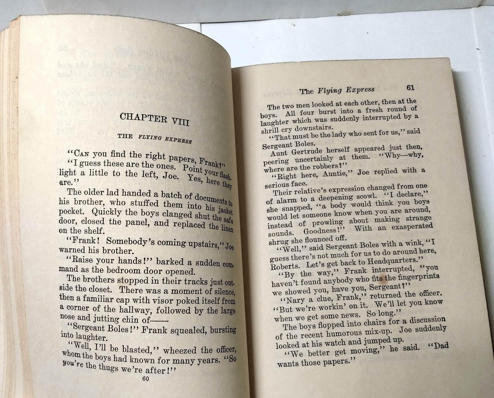 The Hardy Boys The Mystery Of The Flying Express Franklin W Dixon 1941 ...