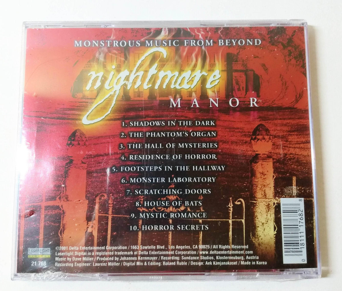 Nightmare Manor Monstrous Music From Beyond Dave Miller CD 2001 ...