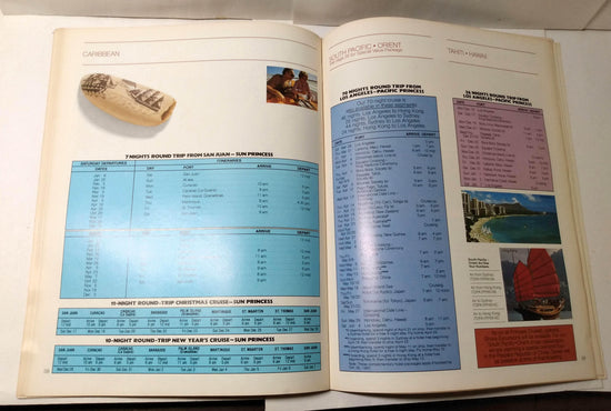 Princess Cruises 1983 Brochure Love Boat Island / Pacific / Sun Prince ...