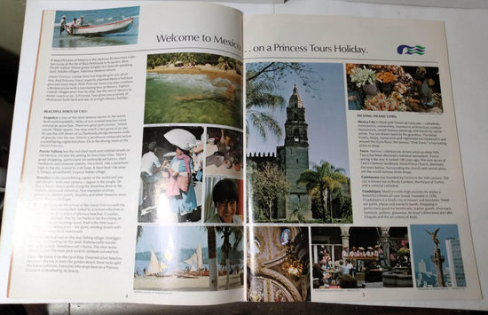 Princess Tours M/S Island Princess 1974-75 Mexico Cruise Brochure ...
