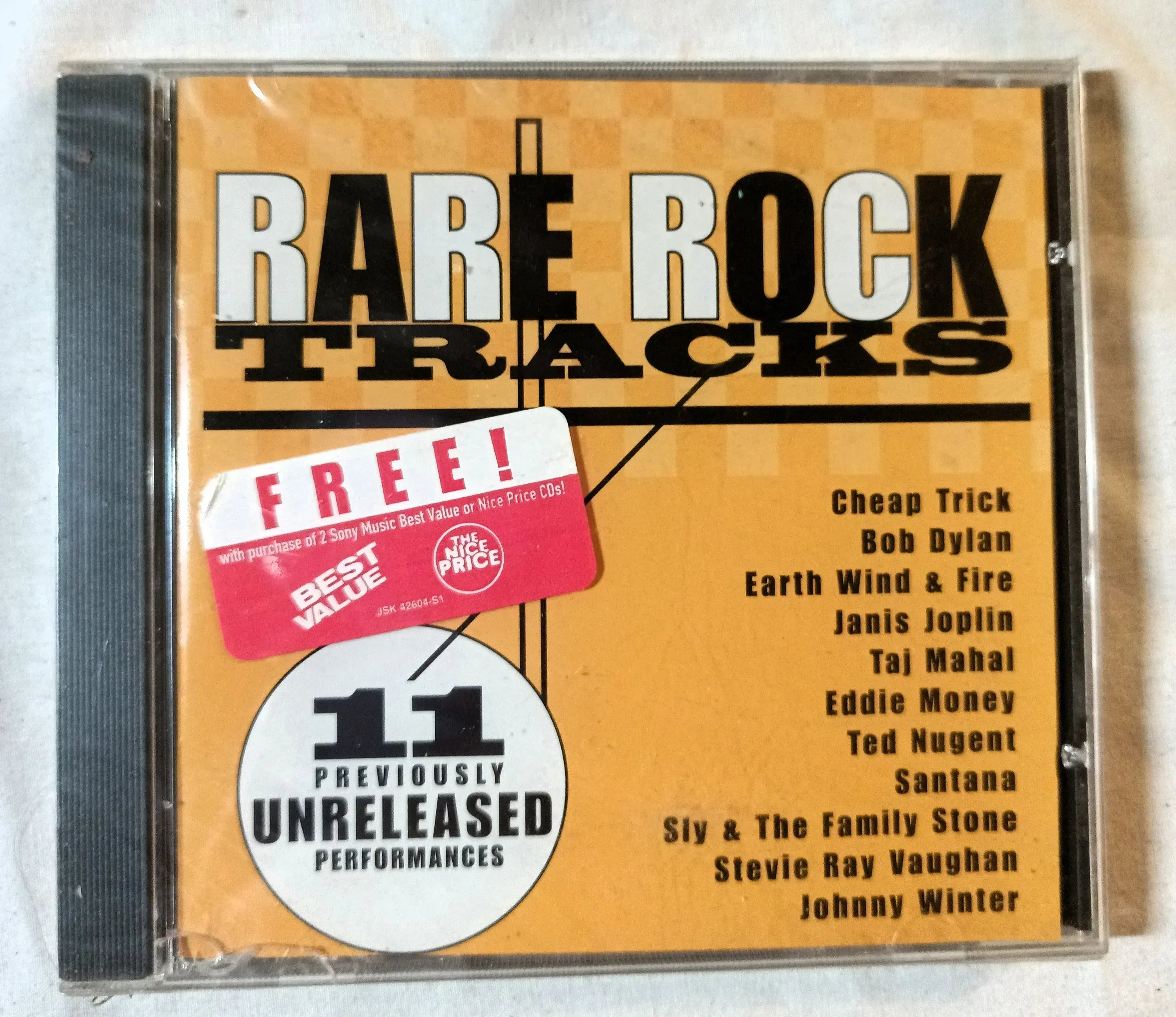 Rare Rock Tracks (11 Previously Unreleased Performances) Album CD 1999 ...