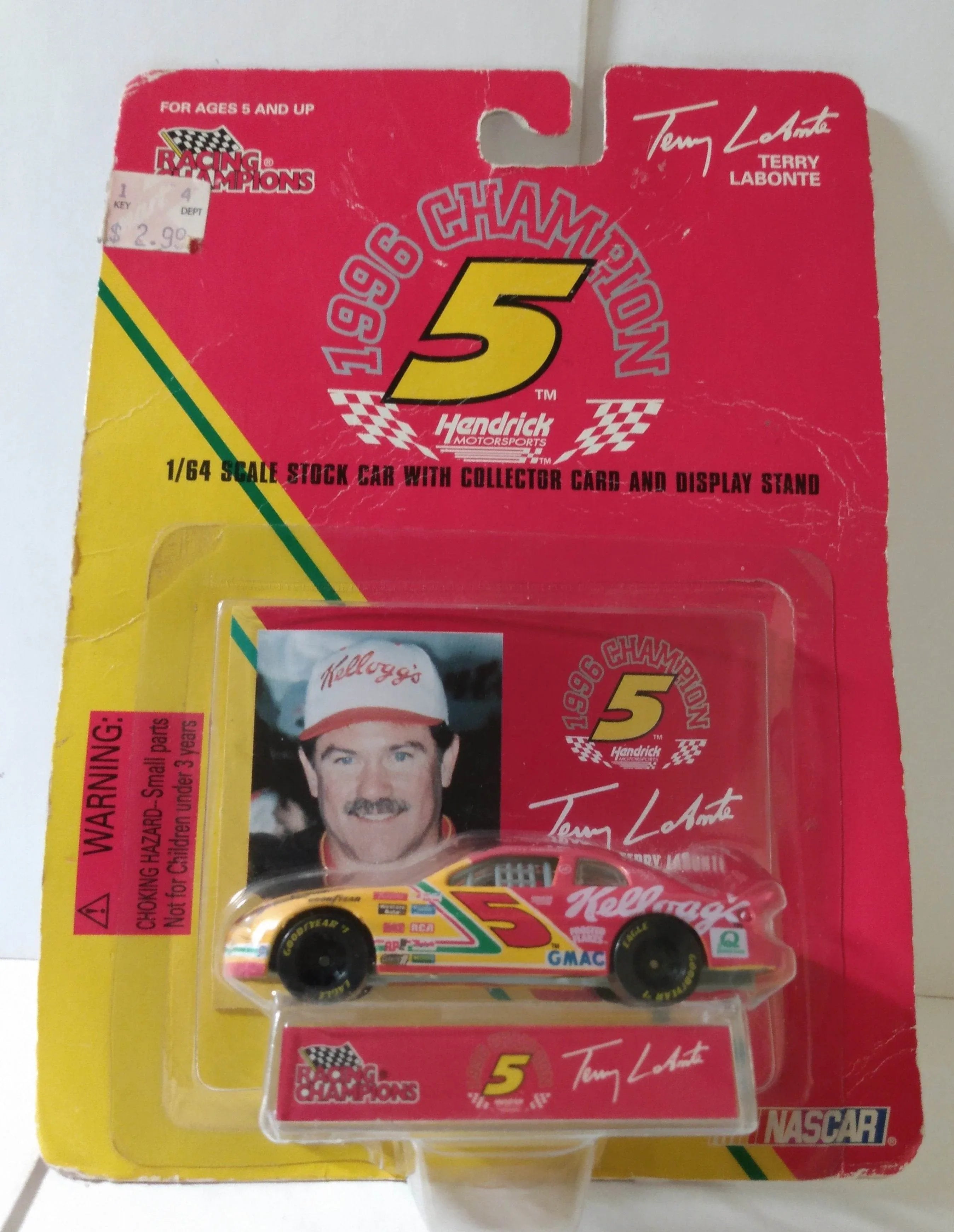 Racing Champions 1996 Terry Labonte Kelloggs Monte Carlo Stock Car ...