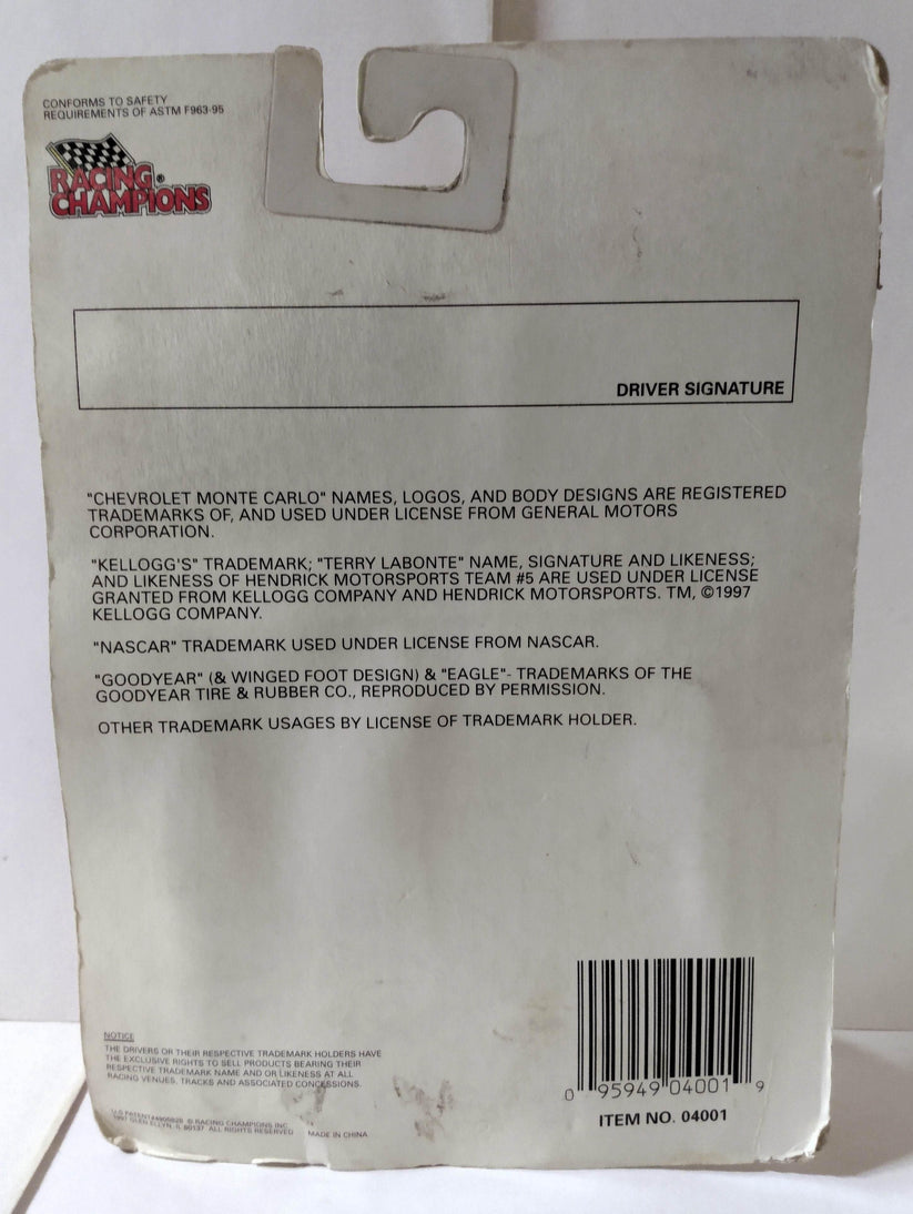 Racing Champions 1996 Terry Labonte Kelloggs Monte Carlo Stock Car ...