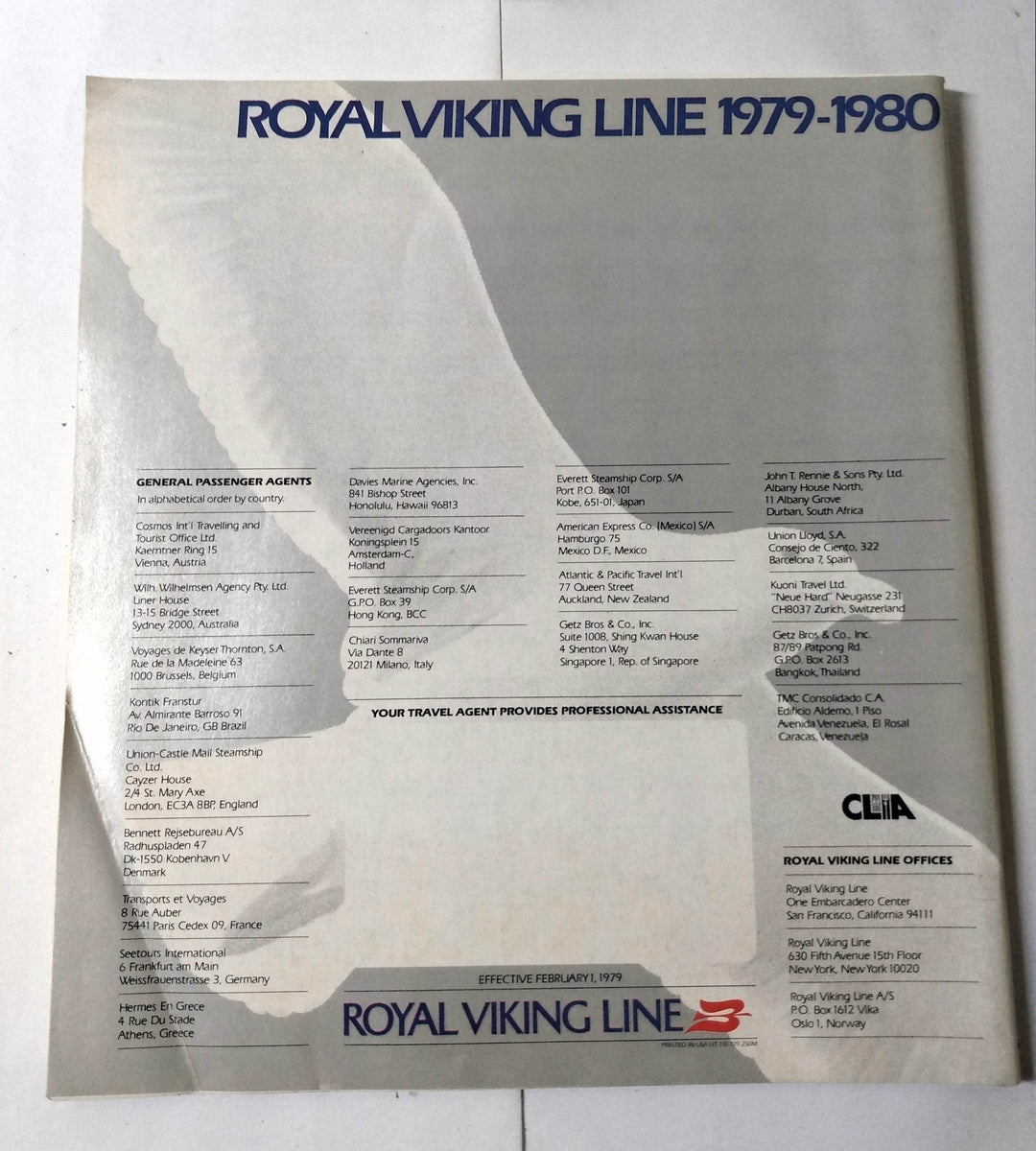 Royal Viking Line The Cruise Atlas 1979-1980 Brochure – TulipStuff