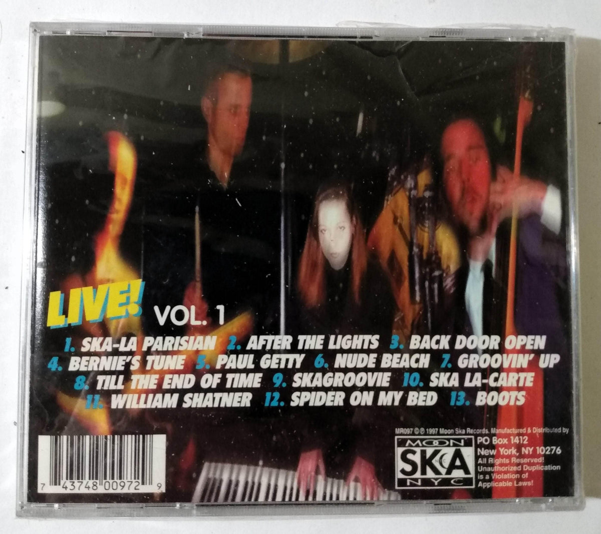 The Scofflaws Live! Vol 1 Moon Ska NY Album CD 1997 – TulipStuff