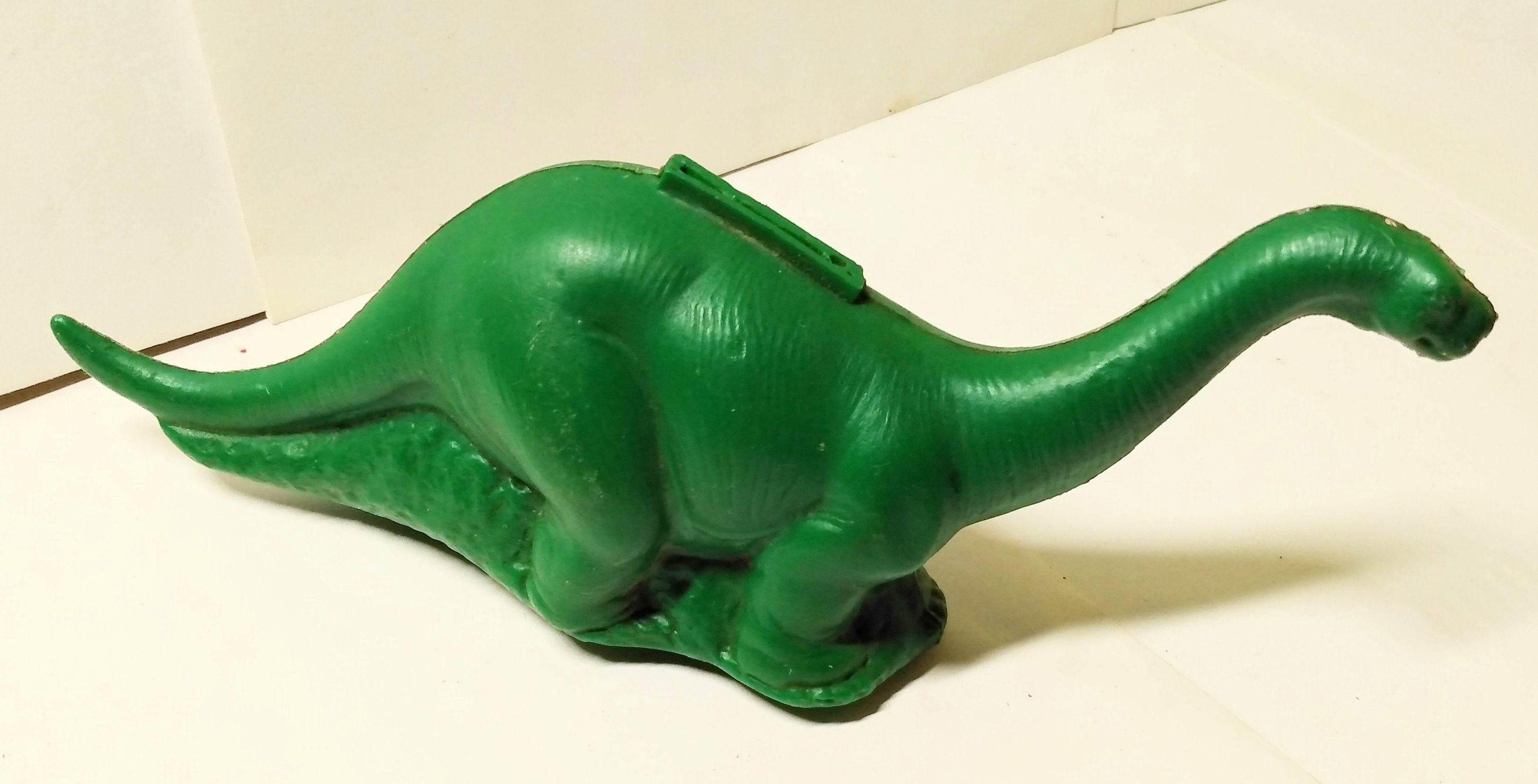Sinclair Oil Dino Dinosaur Green Plastic Coin Bank 1960's – TulipStuff