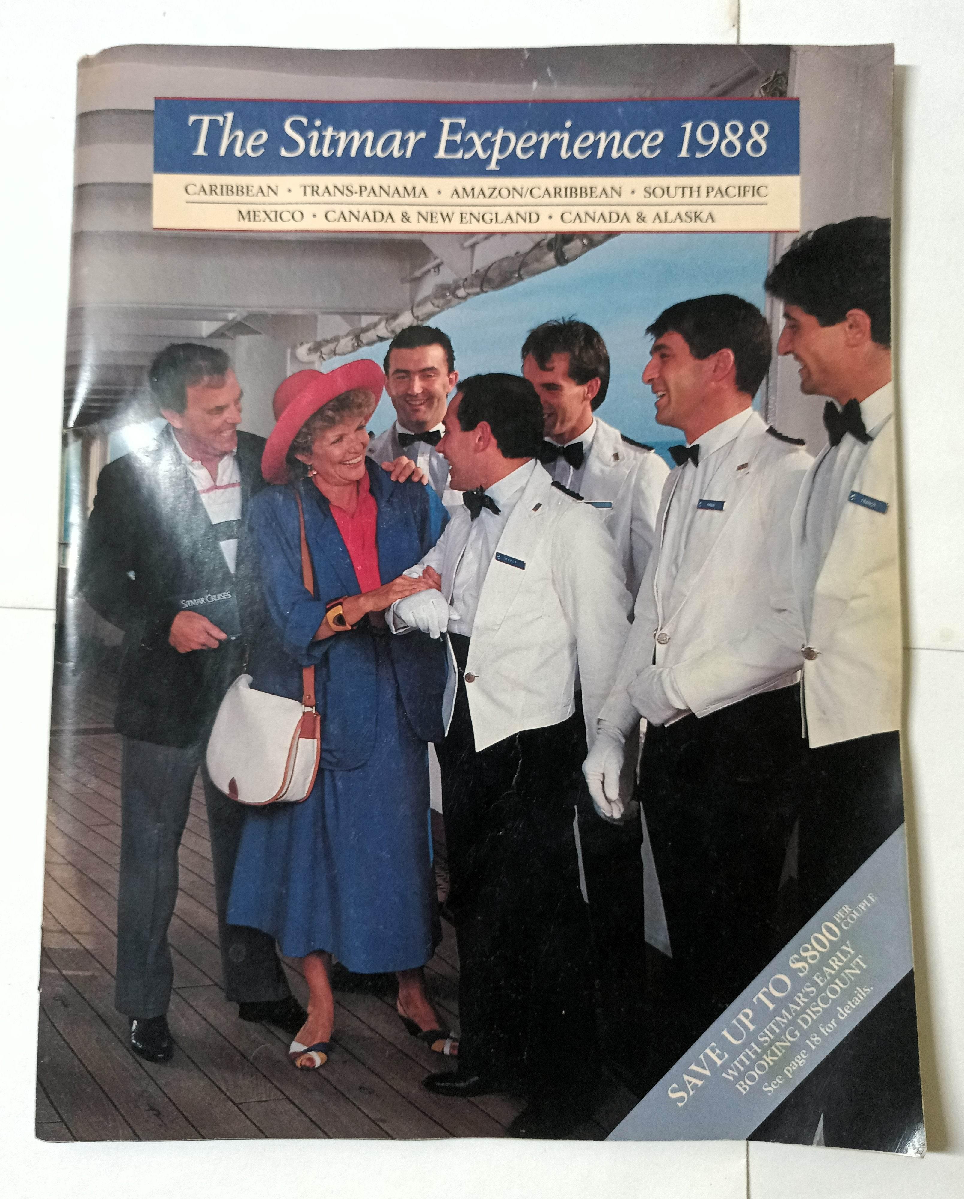 Sitmar Cruises Fairsea Fairwind Fairsky 1988 Cruise Brochure – TulipStuff